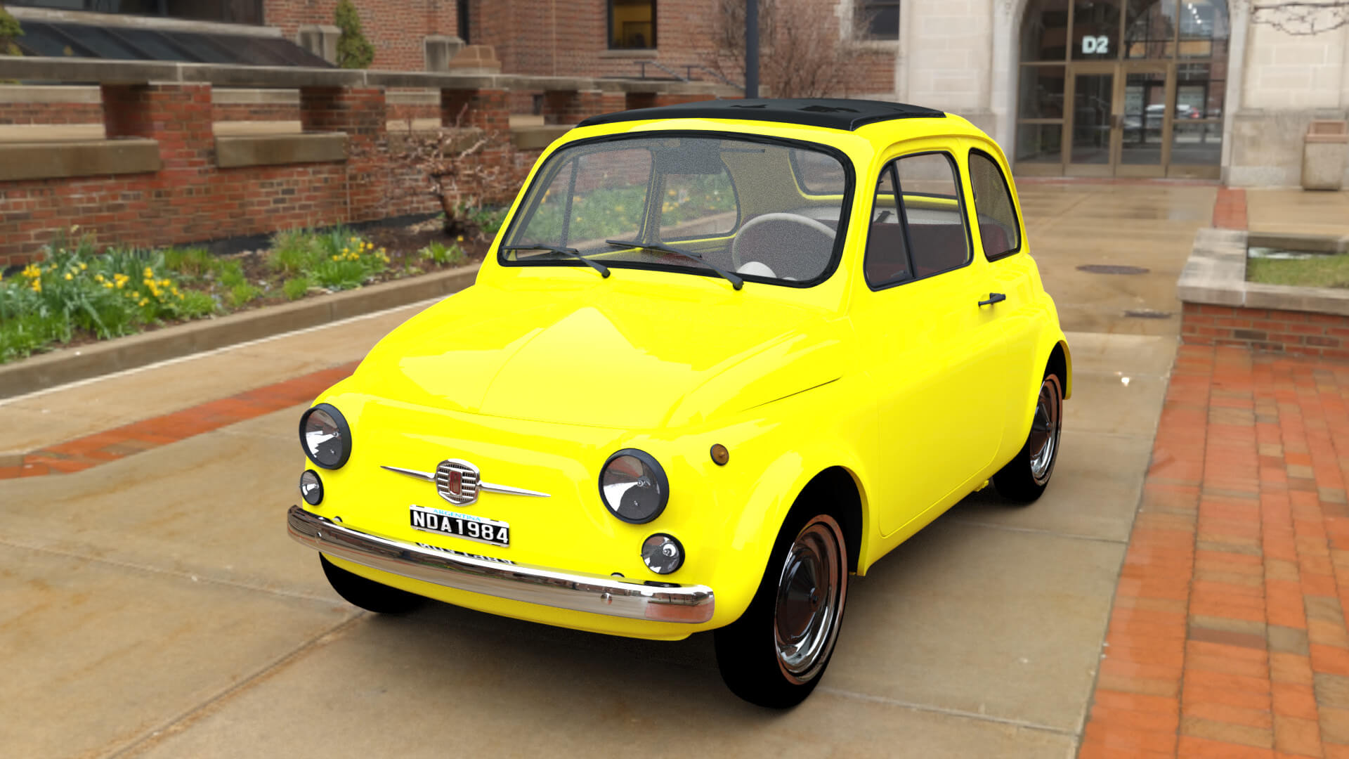 Fiat 500 - Mod1968 Daz Content by nerdadantes