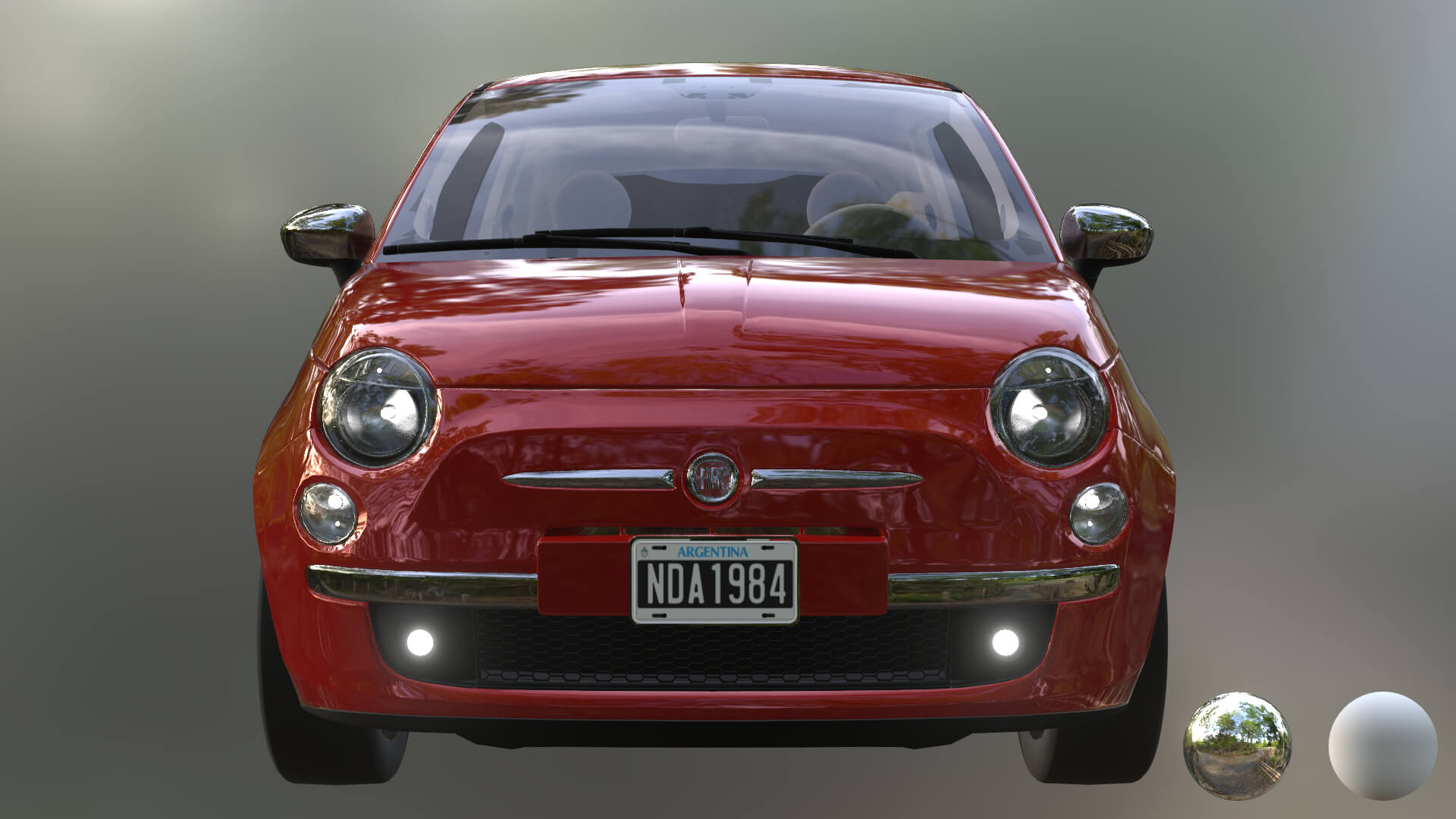 Fiat 500 2012 - 3D Model by nerdadantes