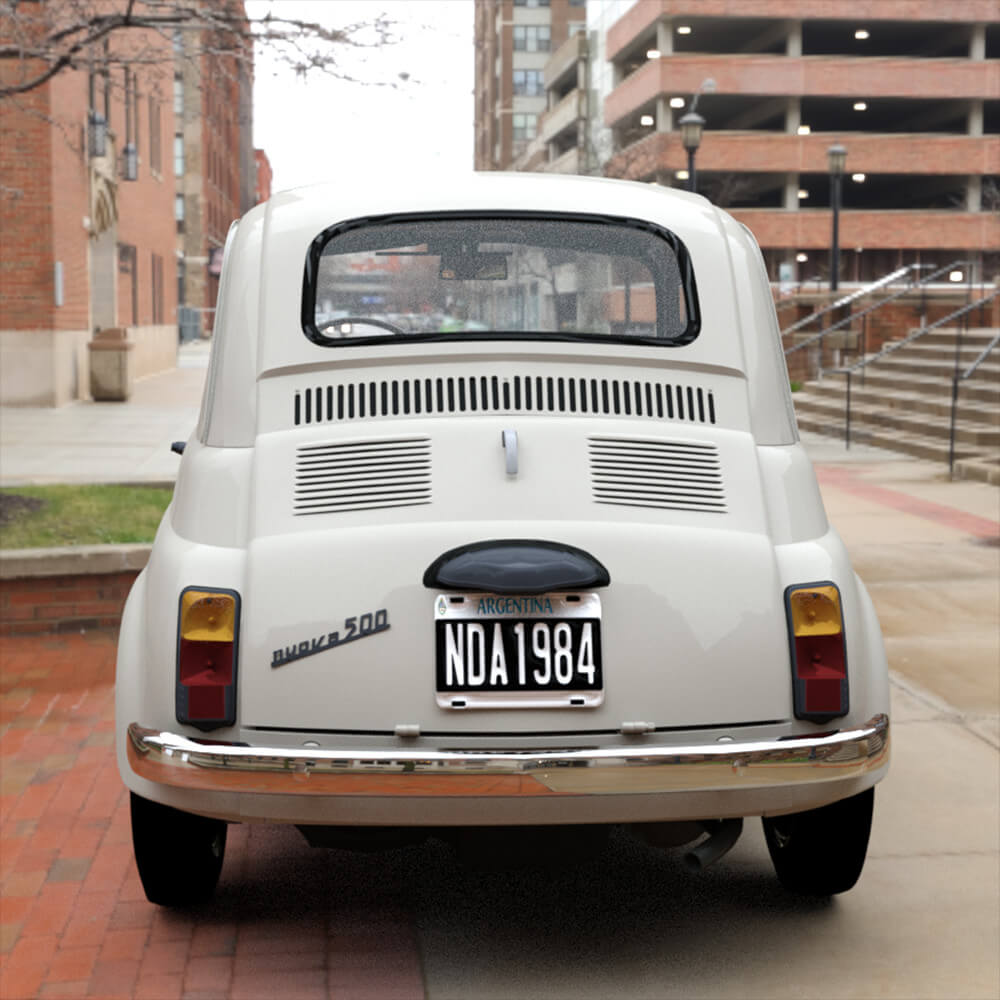 Fiat 500 - Mod1968 3D Model by nerdadantes