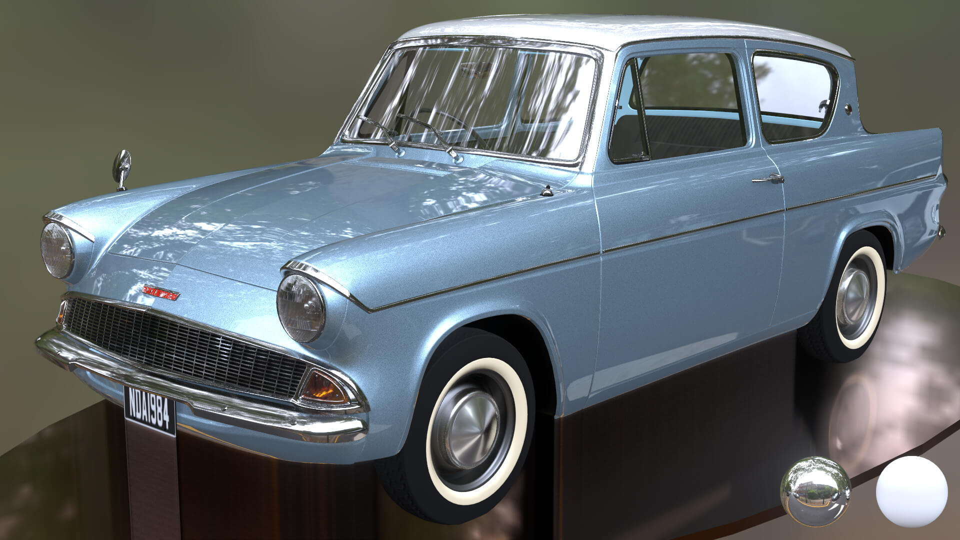 Ford Anglia 1959 - 3D Model by nerdadantes