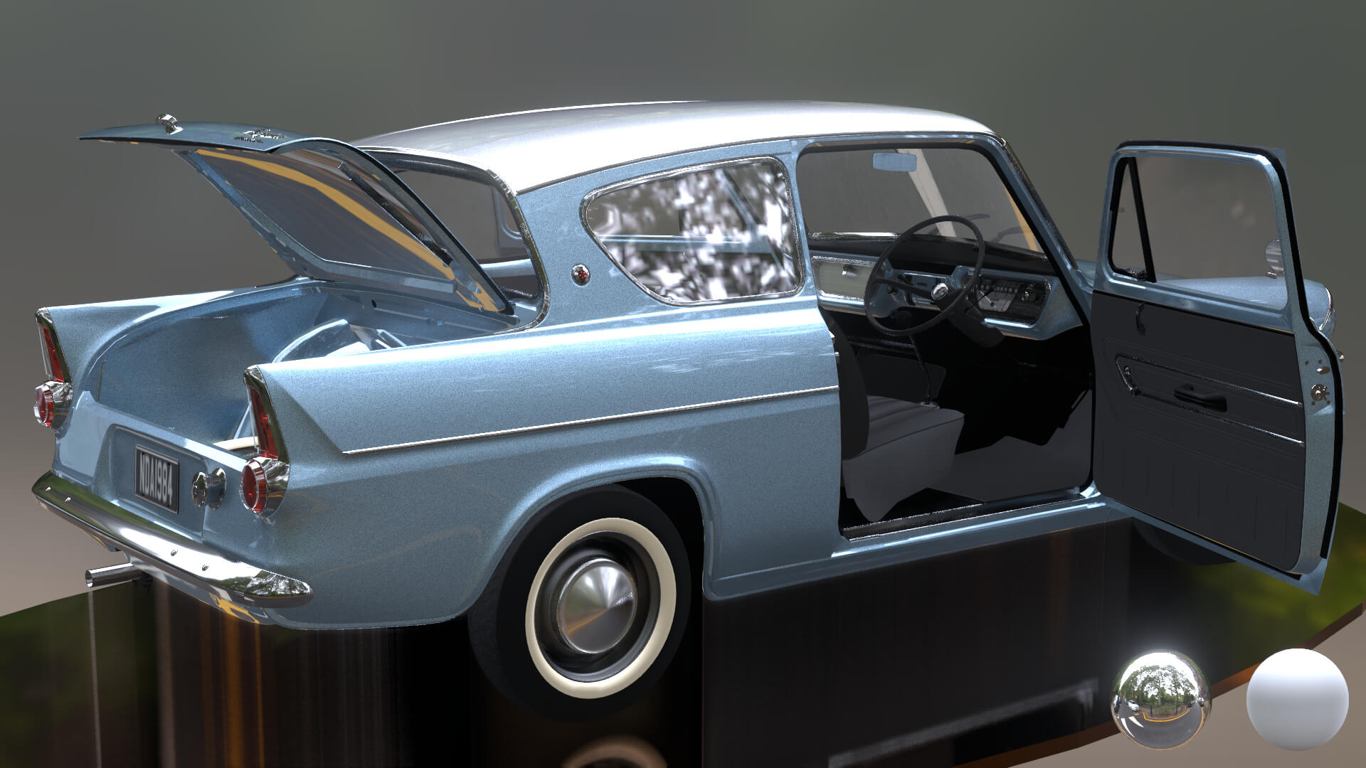Ford 1959 for DAZ Studio by nerdadantes