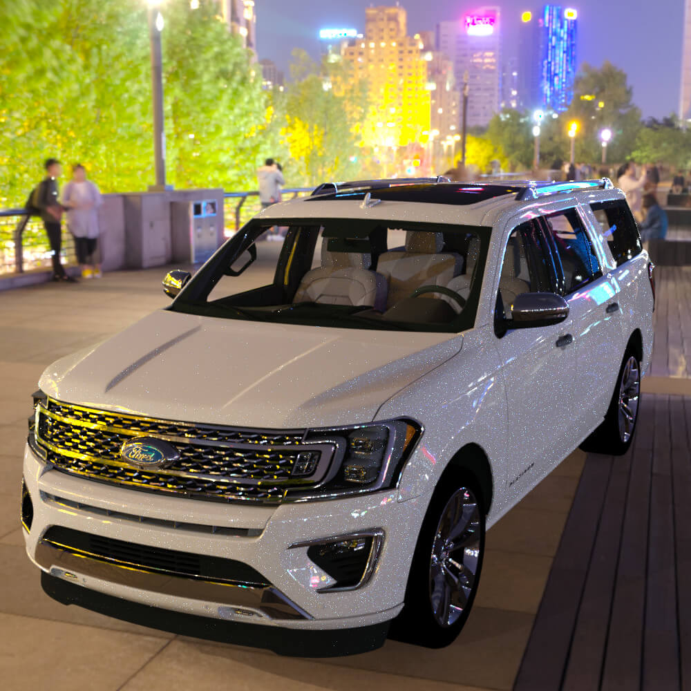 Ford Expedition Max Platinum 2021 - 3D Model by nerdadantes