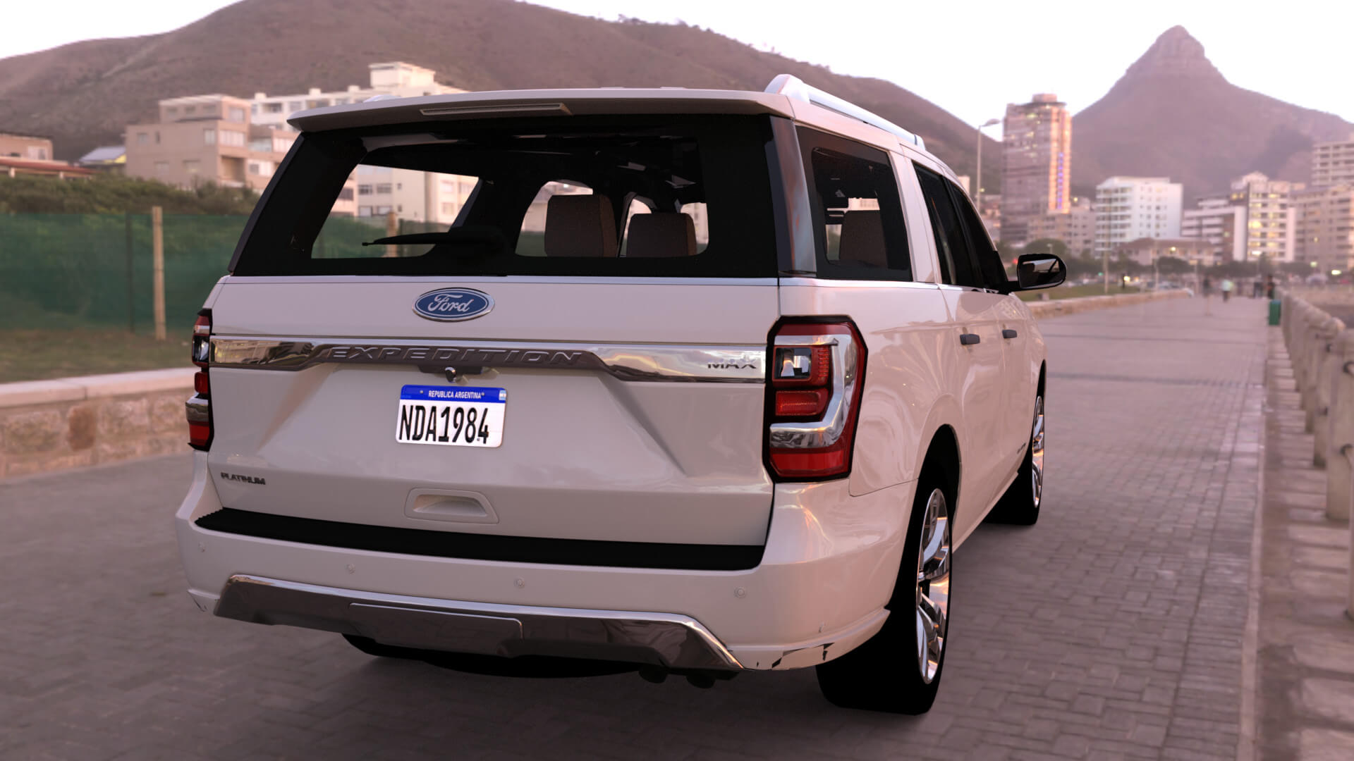 Ford Expedition Max Platinum 2021 for DAZ Studio by nerdadantes