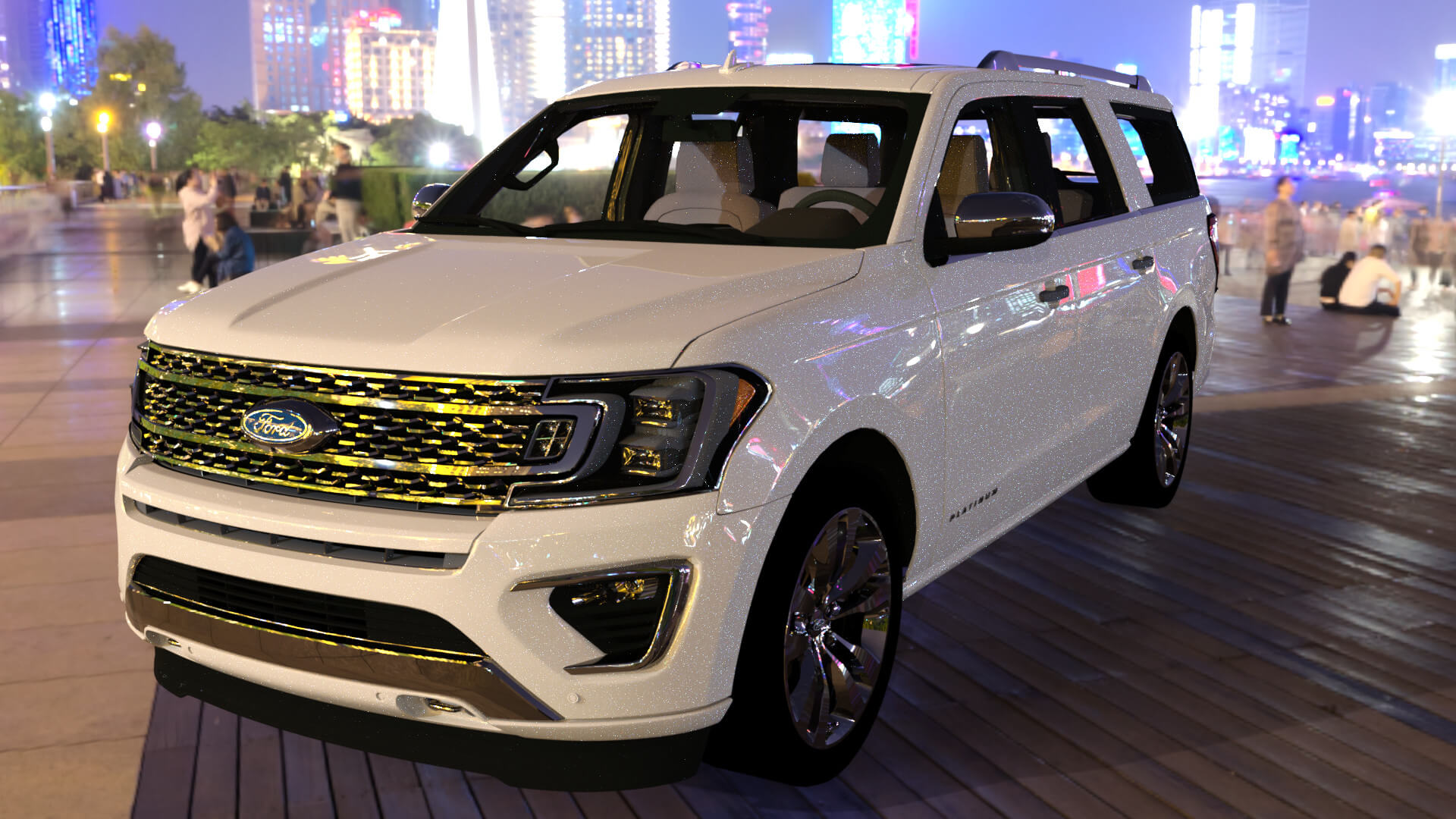 Ford Expedition Max Platinum 2021 for DAZ Studio by nerdadantes