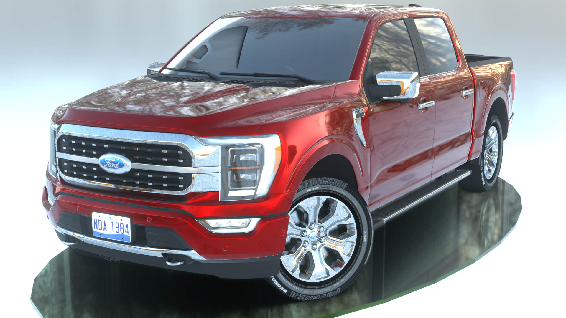 Ford F-150 2021 3D Model by nerdadantes