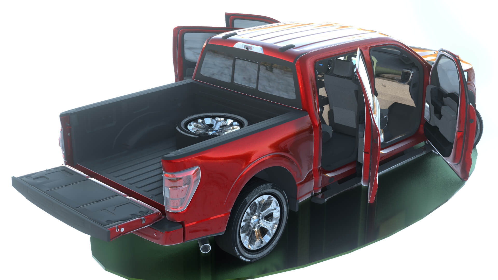 Ford F 150 2021 for DAZ Studio by nerdadantes