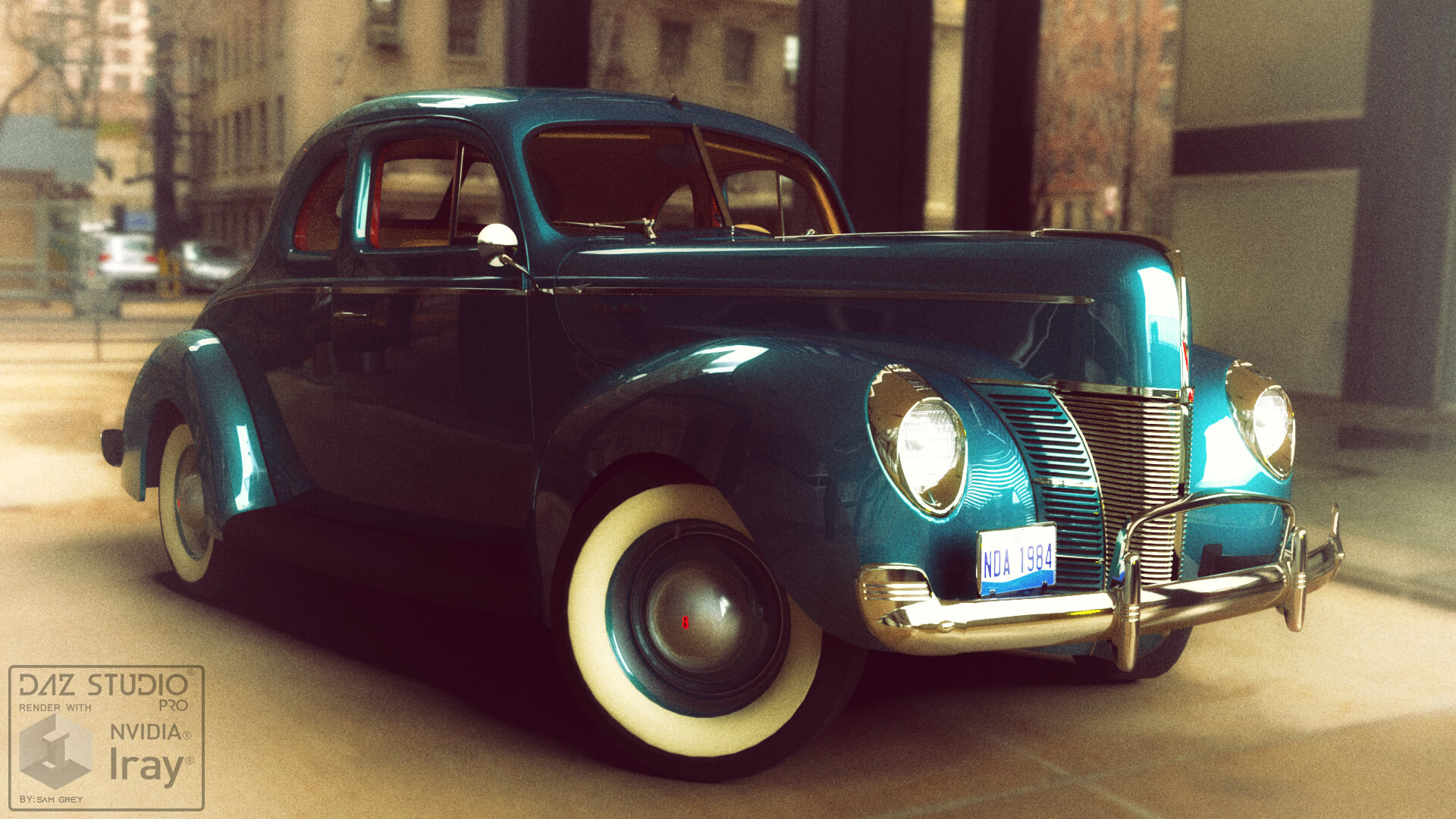 Ford Model Coupe 1940 for DAZ Studio by nerdadantes