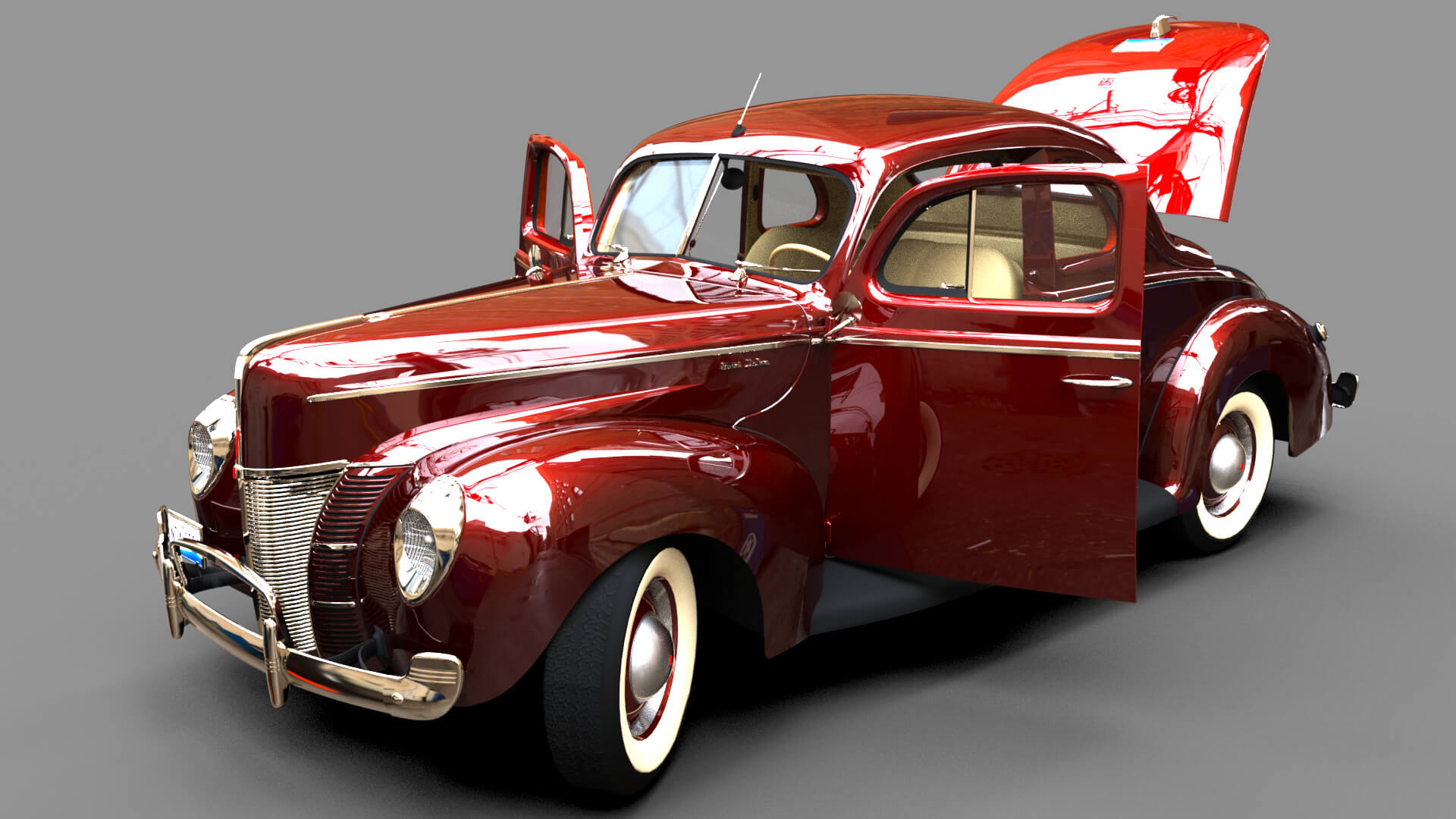 Ford Model Coupe 1940 for DAZ Studio by nerdadantes