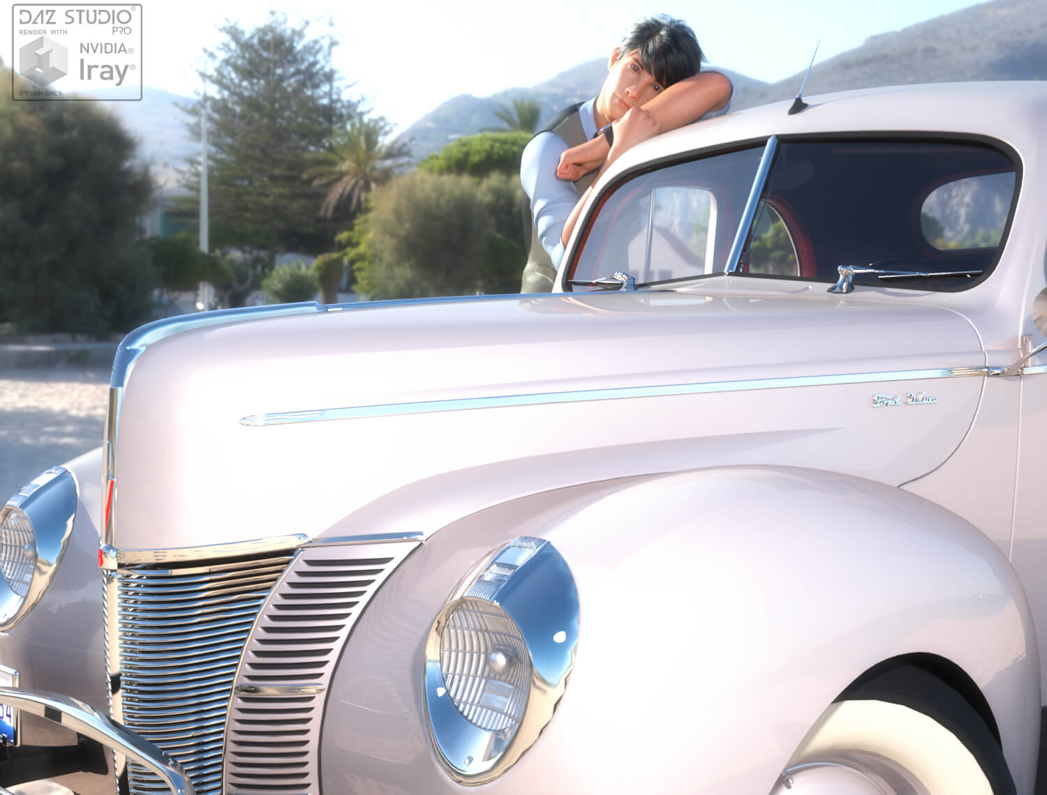 Ford Model Coupe 1940 for DAZ Studio by nerdadantes