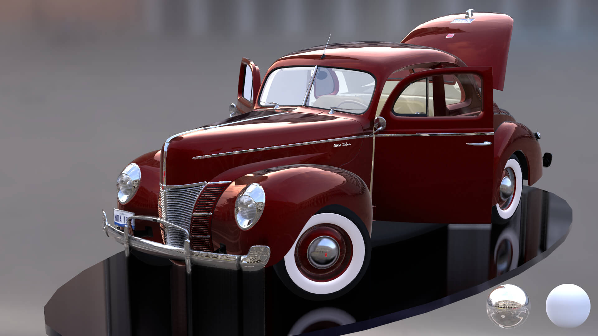 Ford Model Coupe 1940 for DAZ Studio by nerdadantes