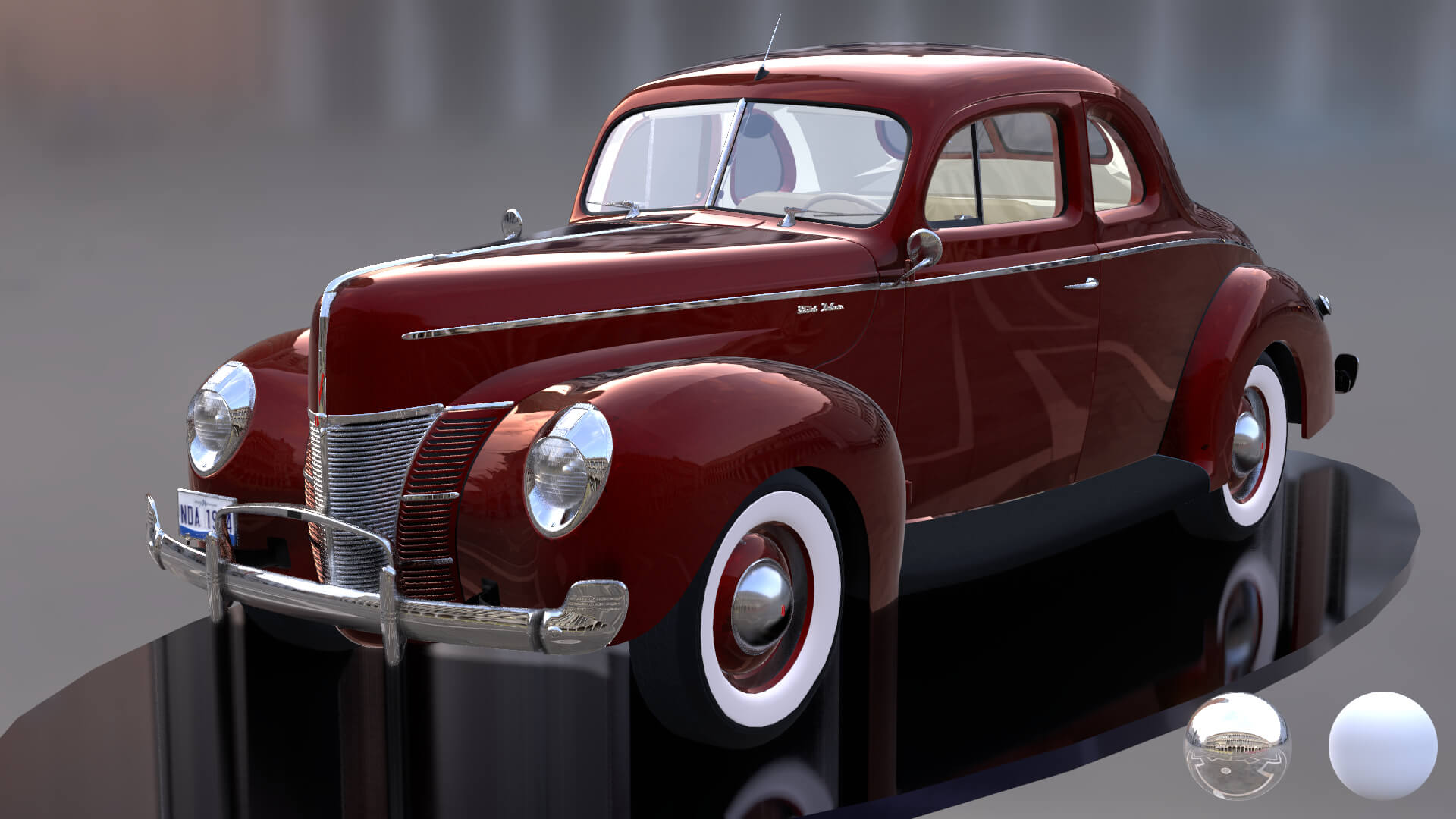 Ford Model Coupe 1940 for DAZ Studio by nerdadantes