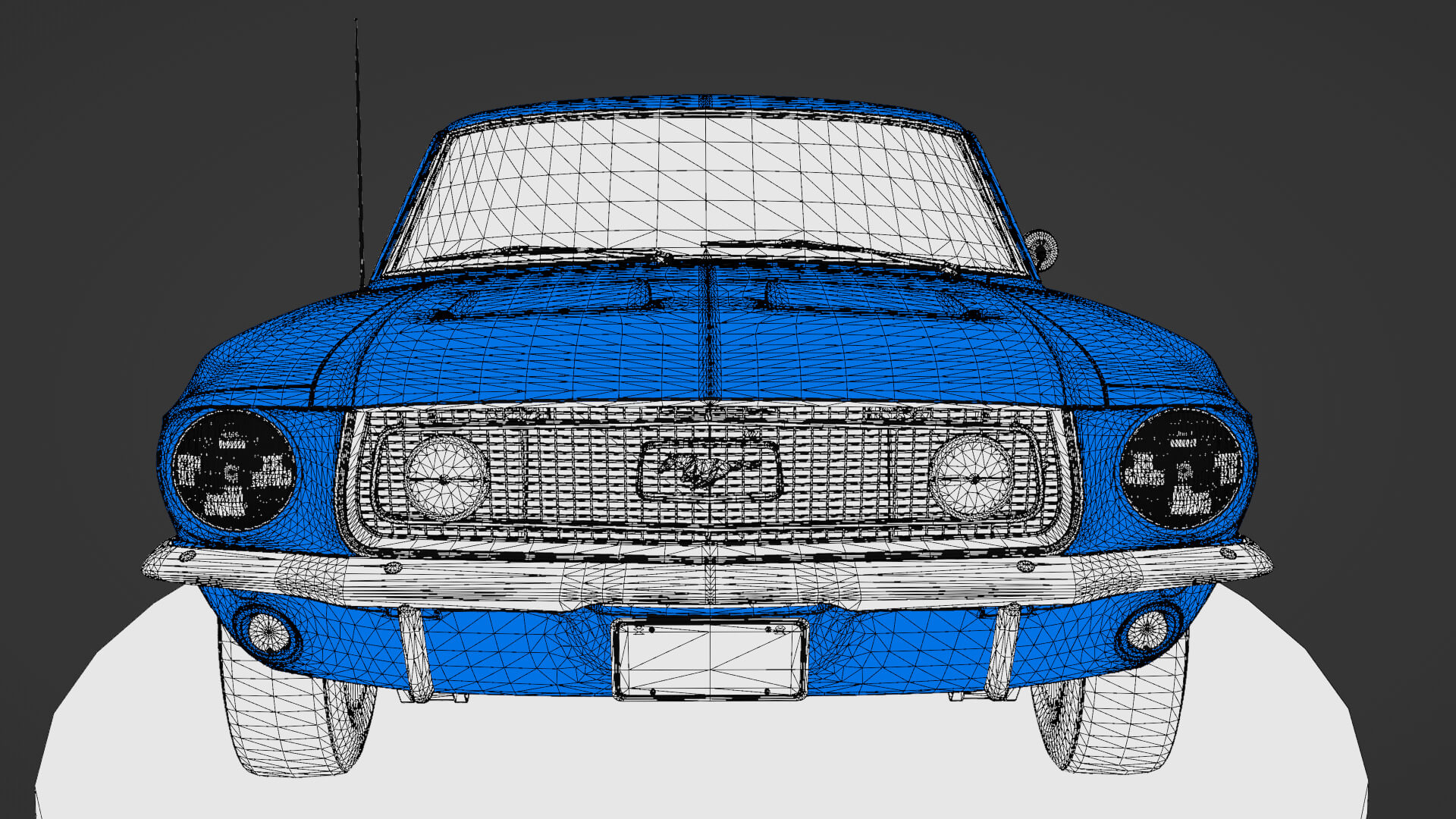 Ford Mustang 2+2 Fastback 1968 - 3D Model by nerdadantes