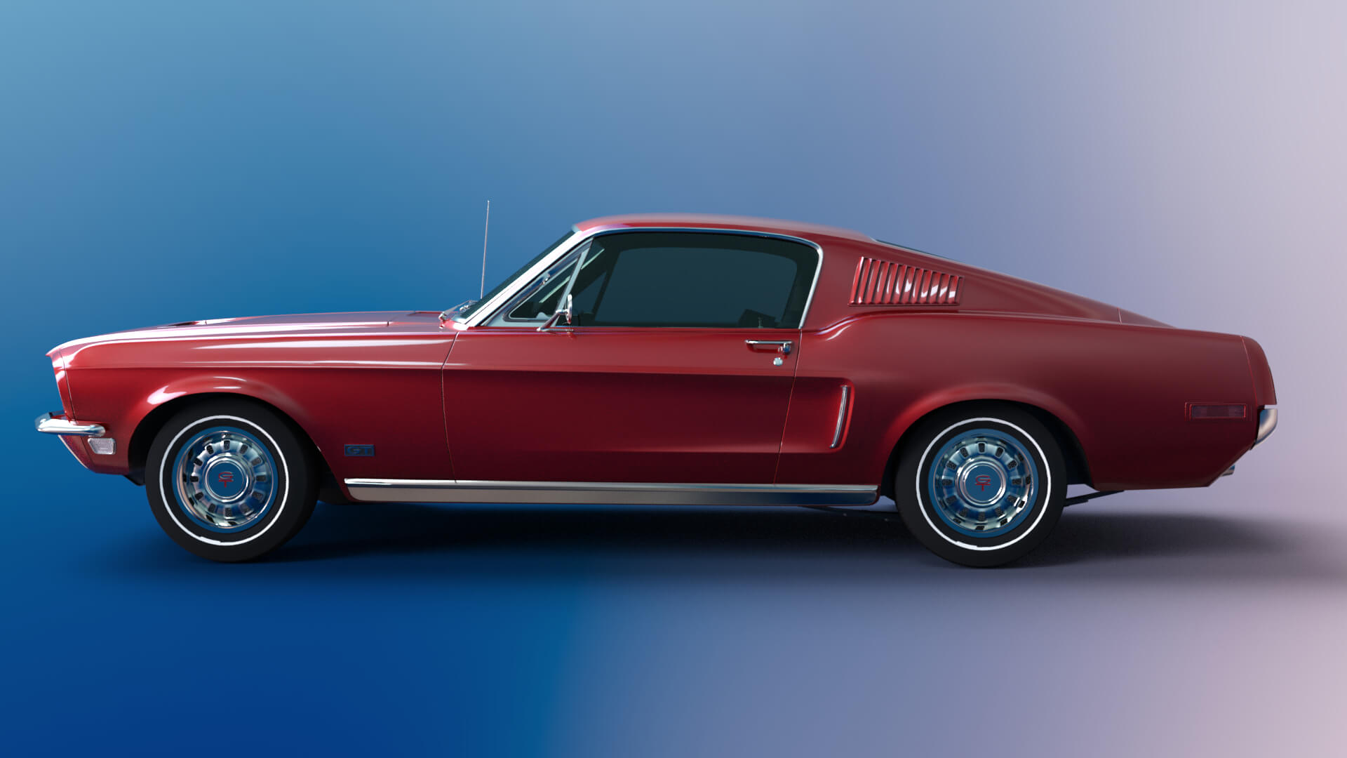 Ford Mustang 2+2 Fastback 1968 - Daz Content by nerdadantes
