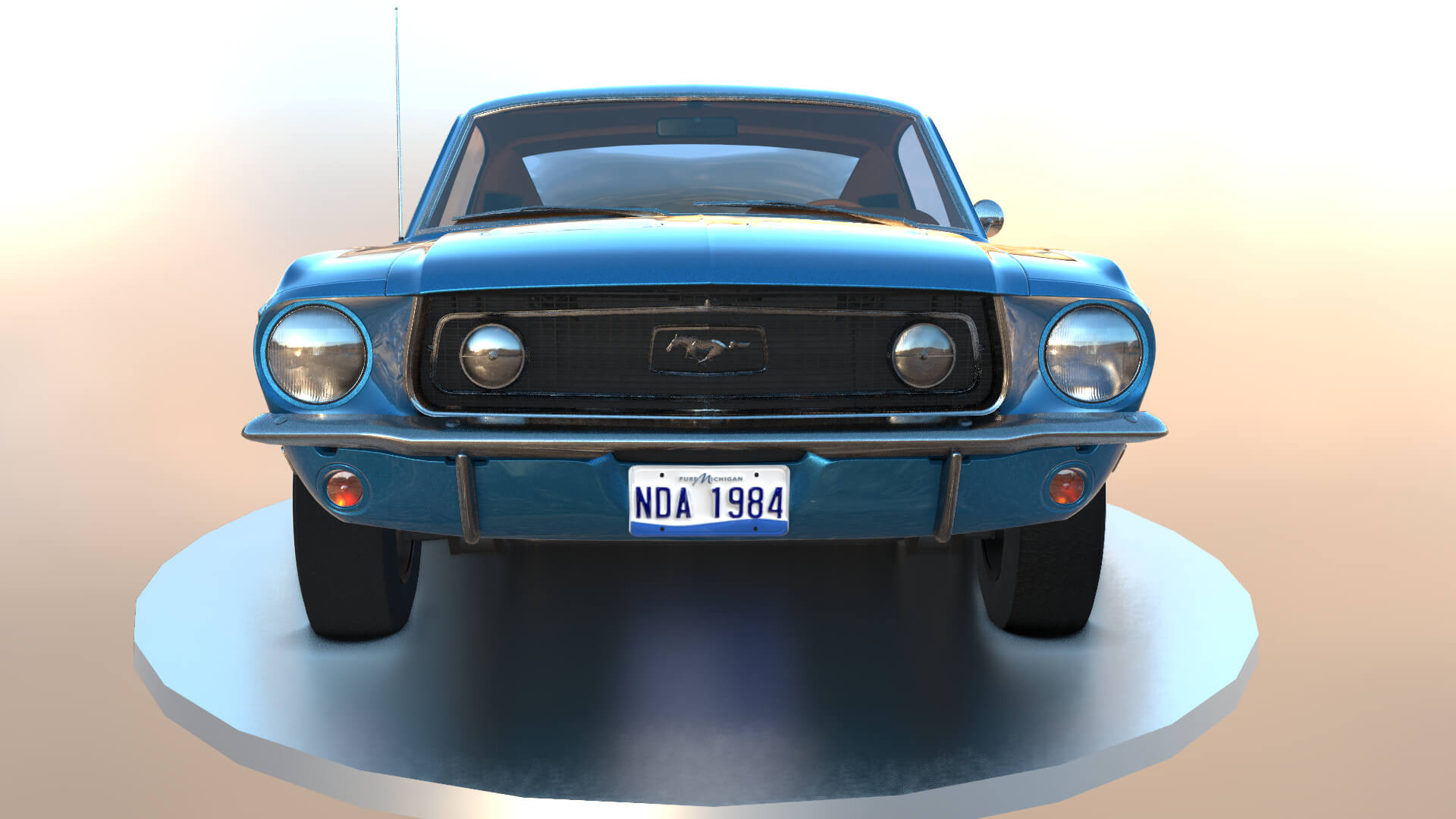 Ford Mustang 2+2 Fastback 1968 - Daz Content by nerdadantes