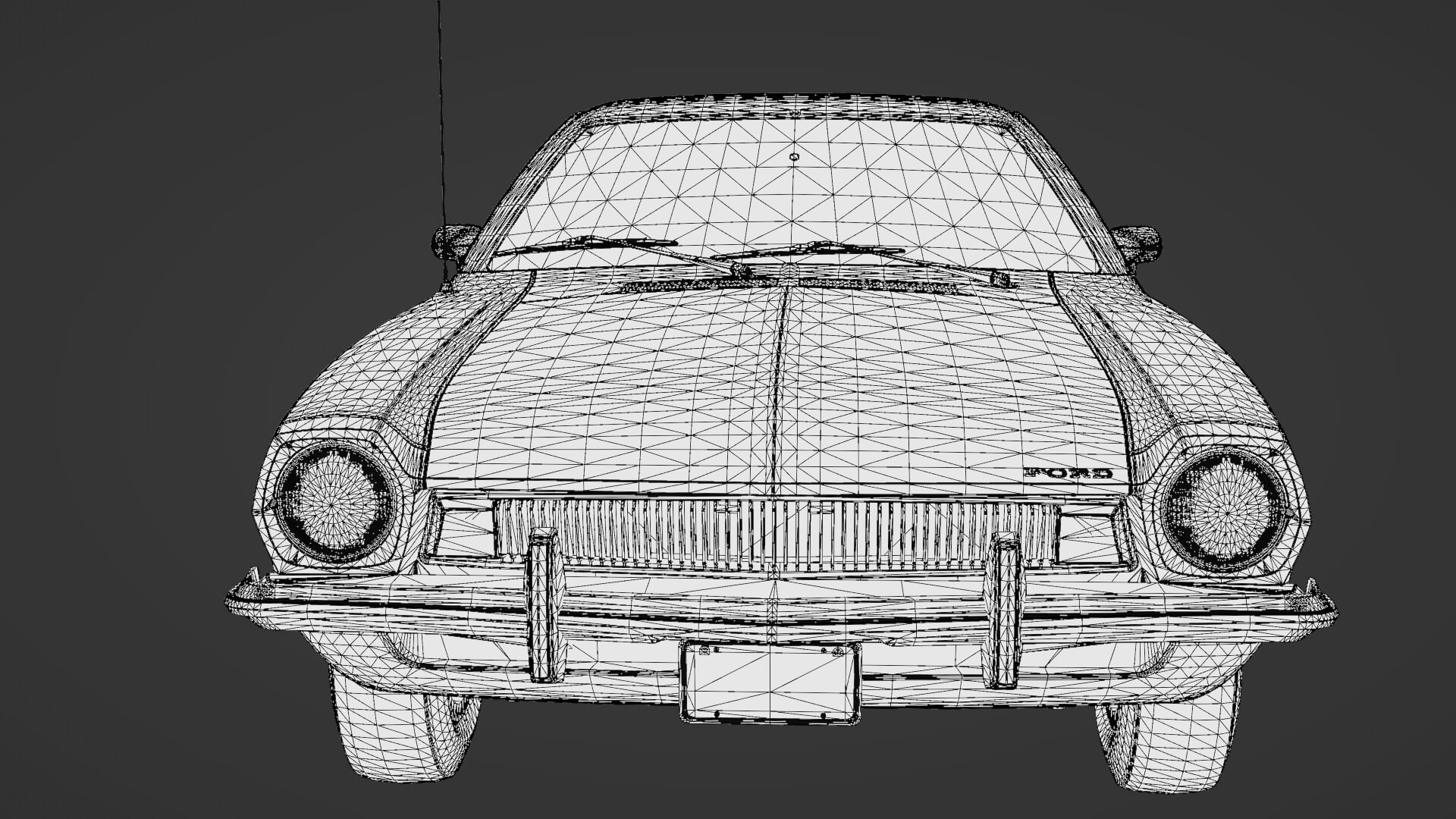 Ford Pinto - 3D Model by nerdadantes