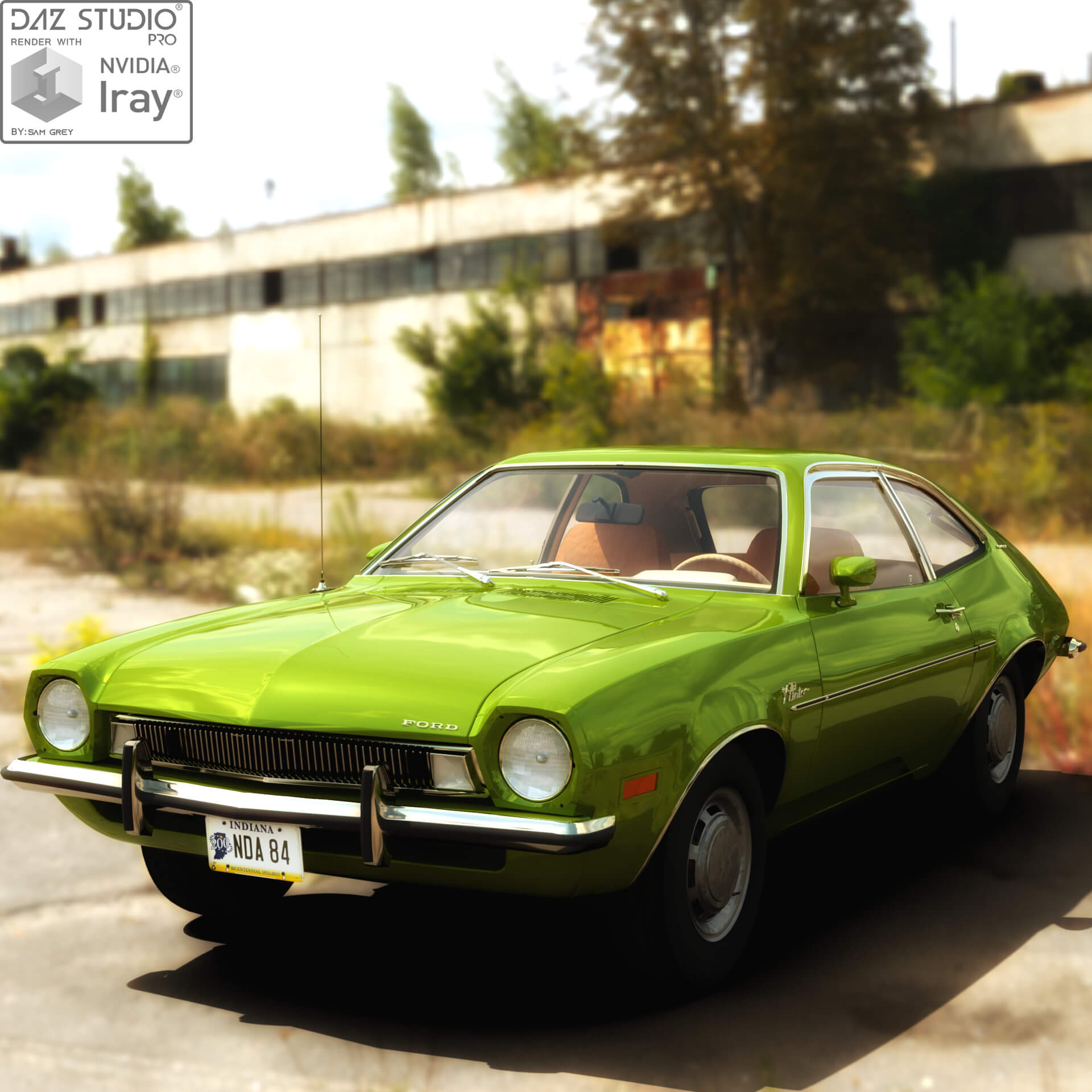 Ford Pinto for Daz Studio by nerdadantes