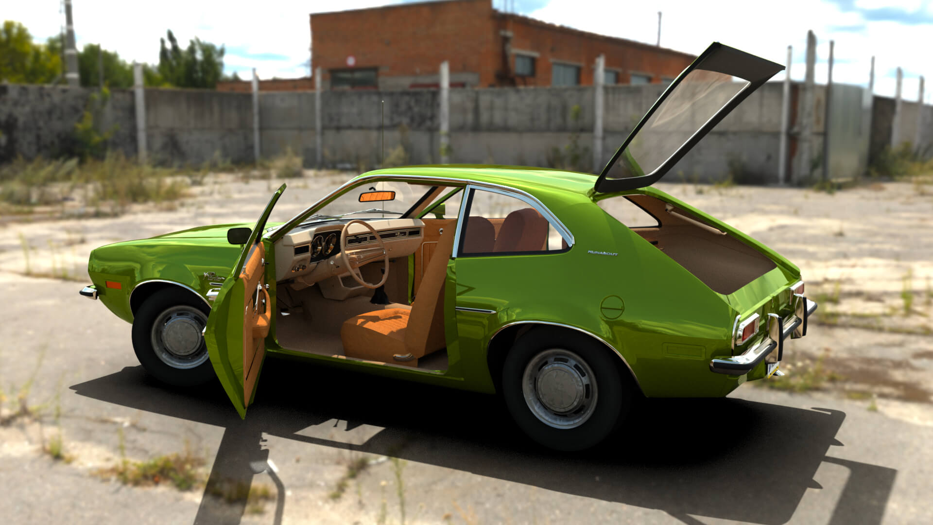 Ford Pinto for Daz Studio by nerdadantes