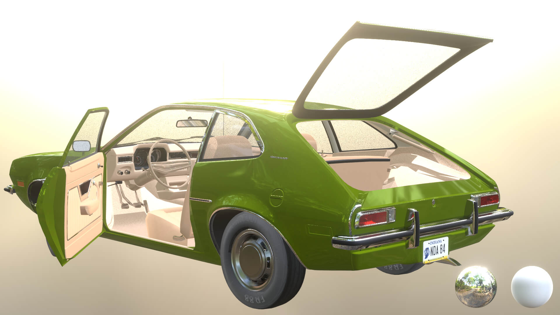 Ford Pinto for Daz Studio by nerdadantes