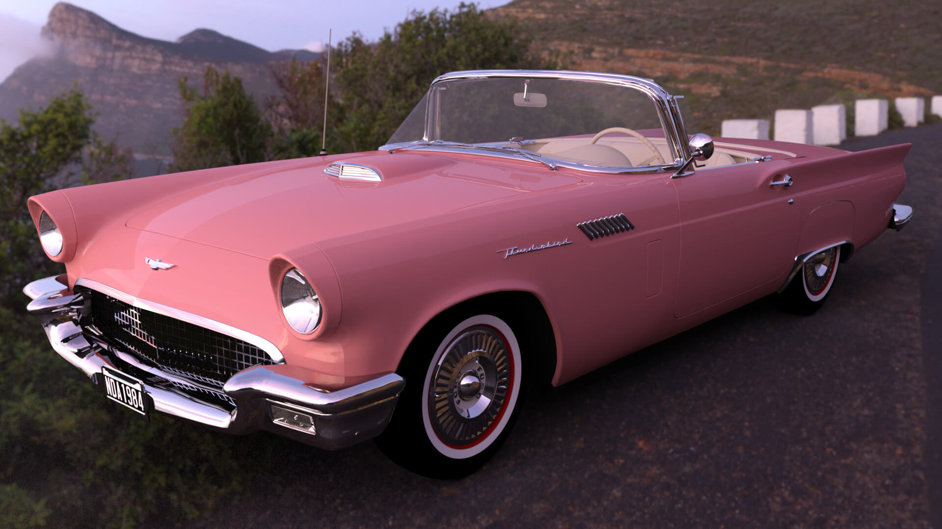 Ford Thunderbird 1957 - 3D Model by nerdadantes
