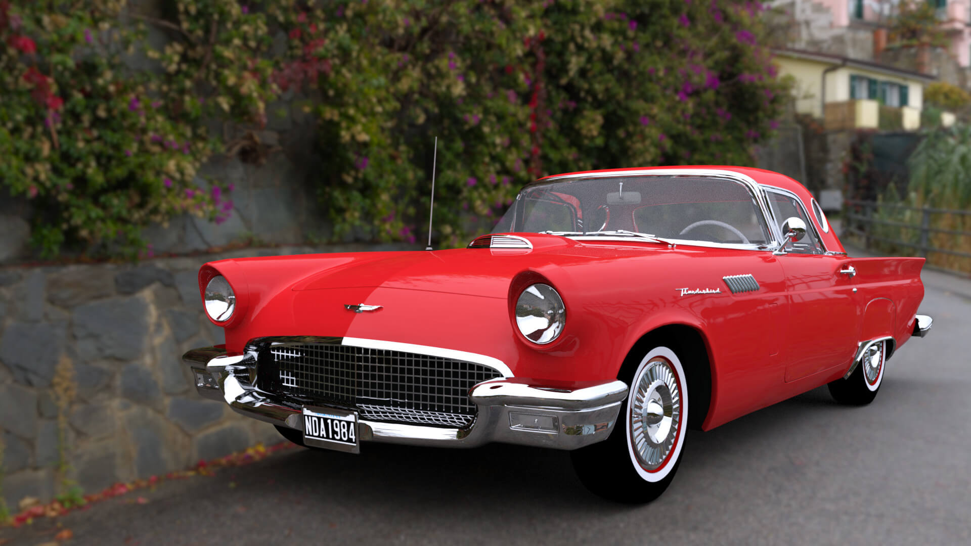 Ford Thunderbird 1957 - 3D Model by nerdadantes
