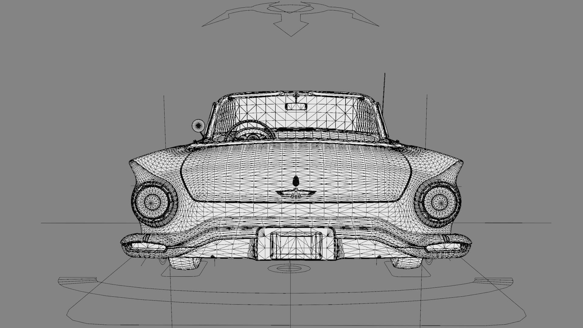 Ford Thunderbird 1957 - 3D Model by nerdadantes