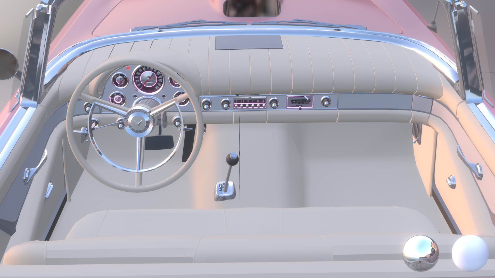 Ford Thunderbird 1957 - 3D Model by nerdadantes