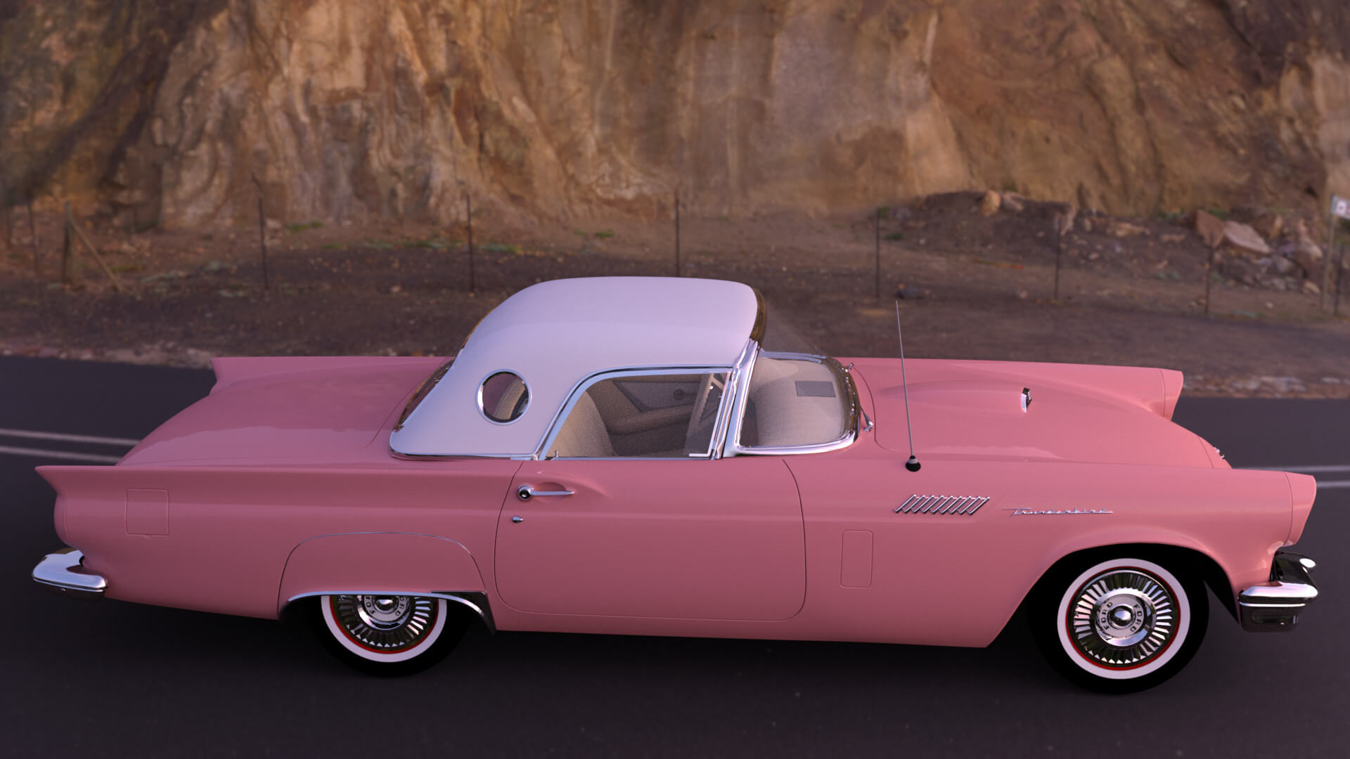 Ford Thunderbird 1957 - Daz Content by nerdadantes