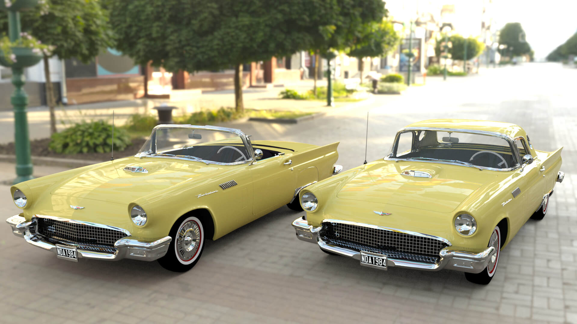 Ford Thunderbird 1957 - Daz Content by nerdadantes