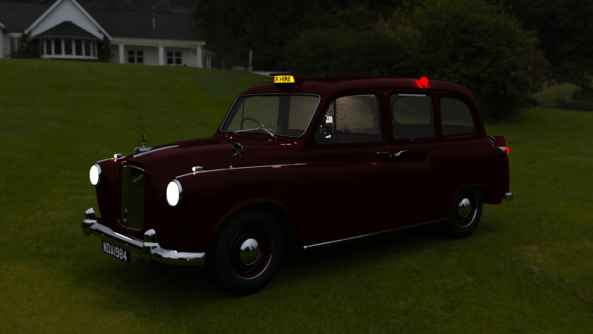 Austin FX4 Taxi 1964 3D Render | RenderHub Gallery