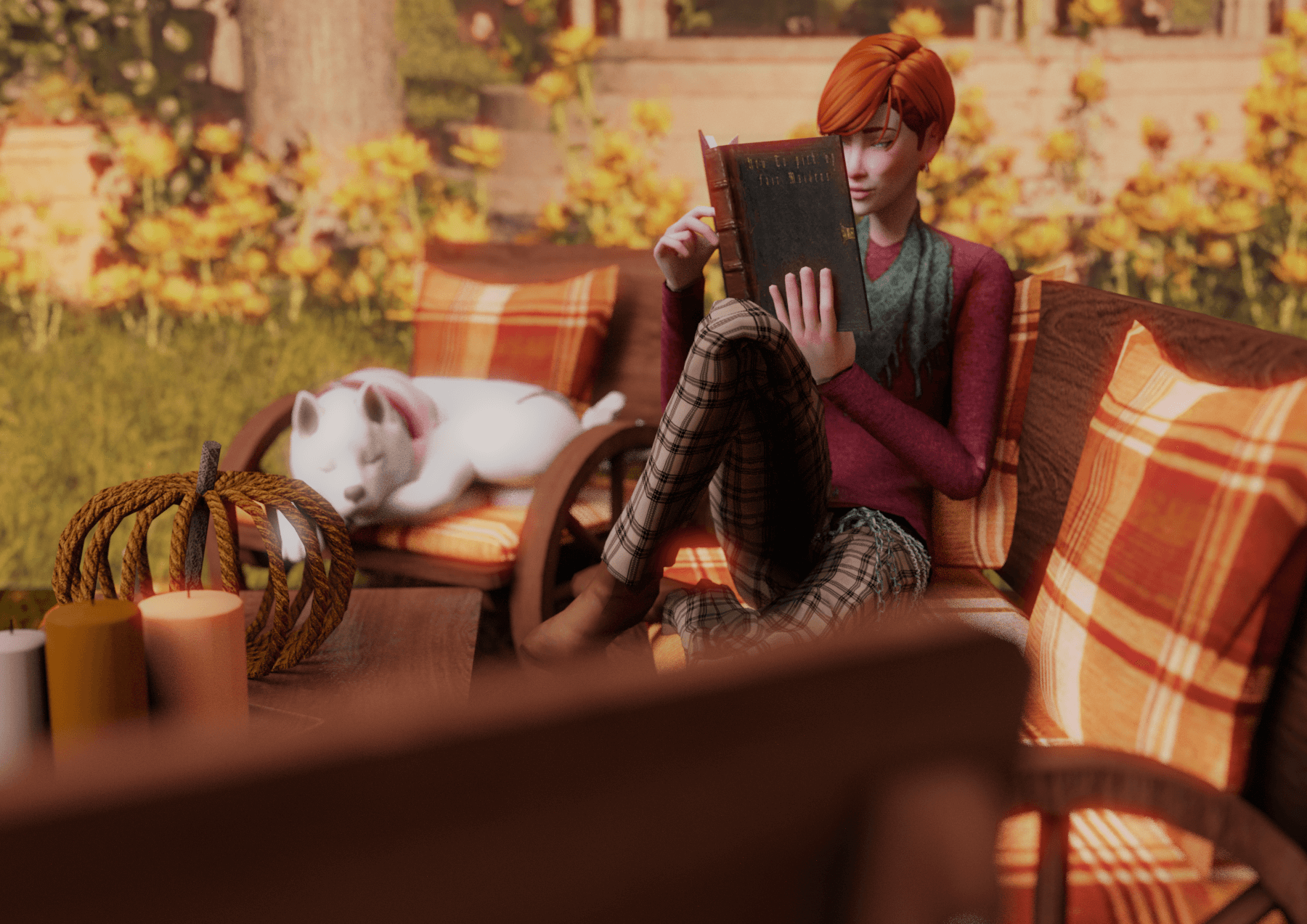 Autumn... 3D Render, Digital Art by nerdadantes