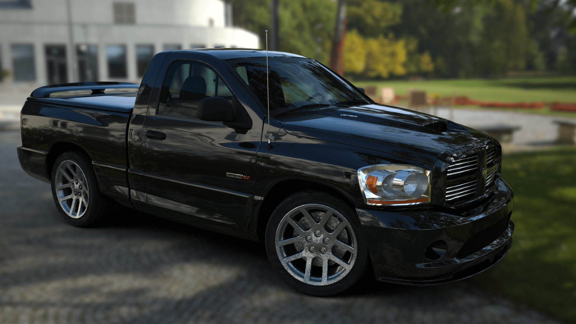 Dodge Ram SRT10 2006 3D Render, Digital Art by nerdadantes