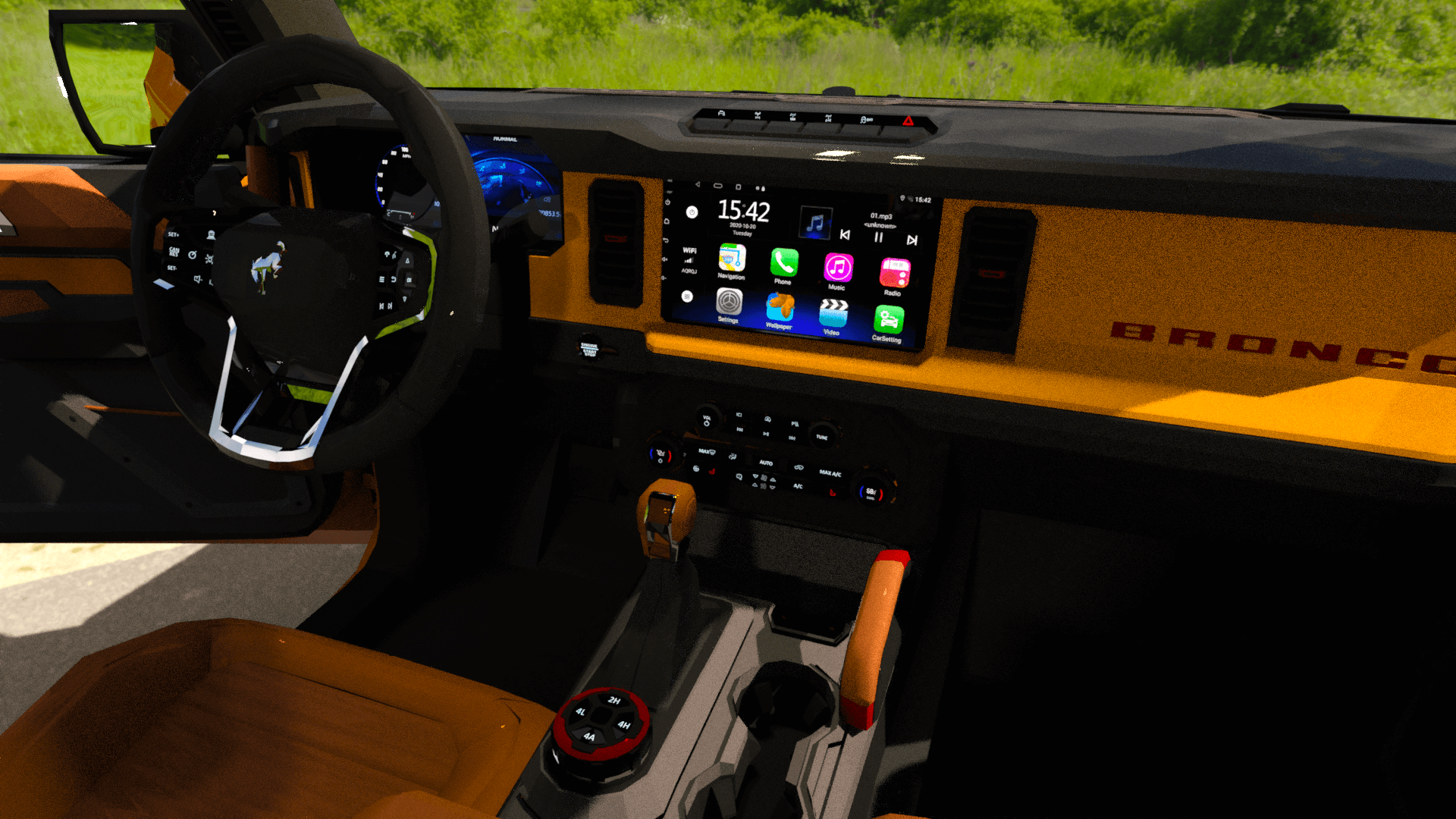 Ford Bronco Wildtrak 2021 3D Render, Digital Art by nerdadantes