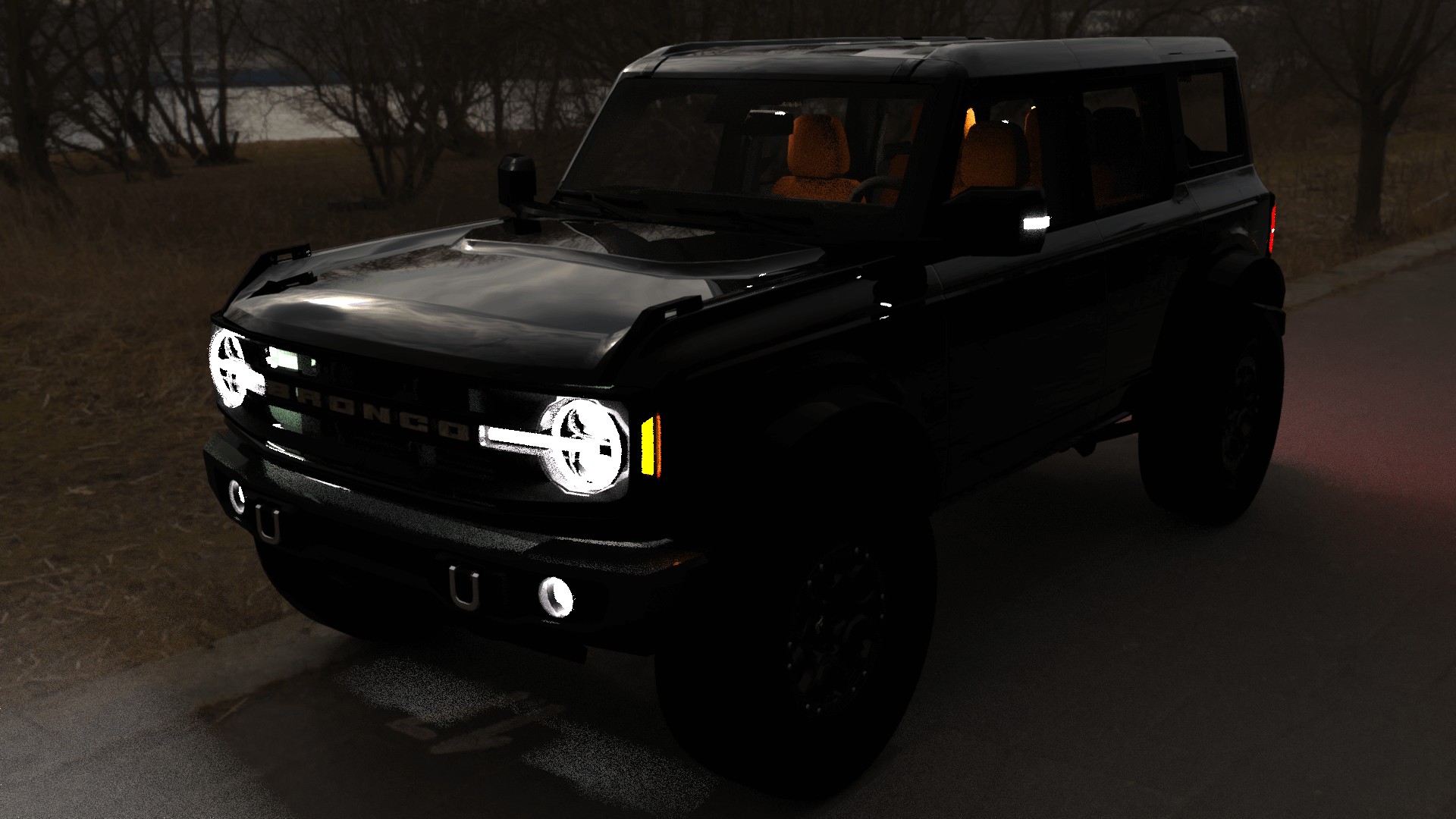 Ford Bronco Wildtrak 2021 3D Render, Digital Art by nerdadantes