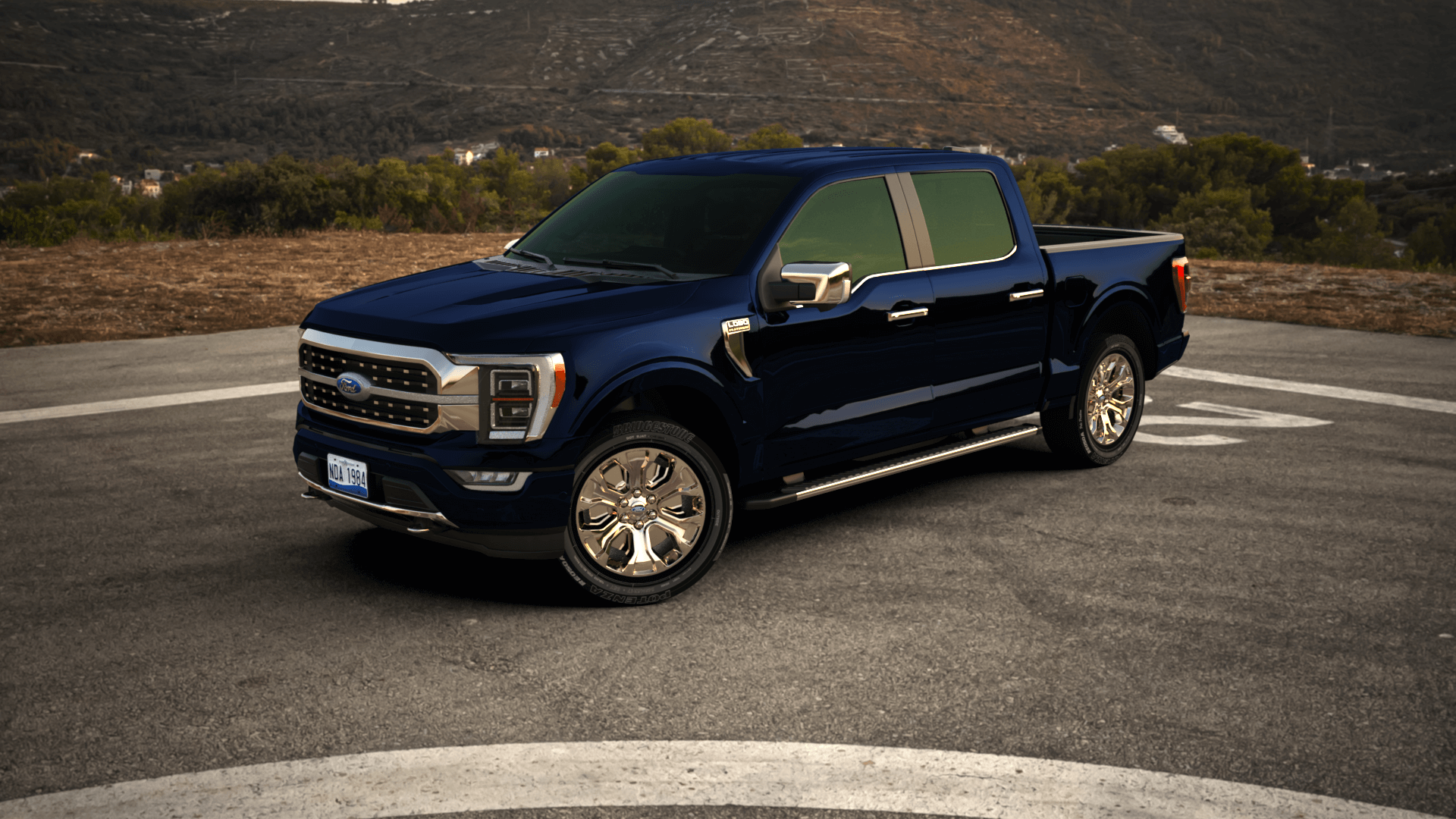 Ford F-150 2021 3D Render, Digital Art by nerdadantes