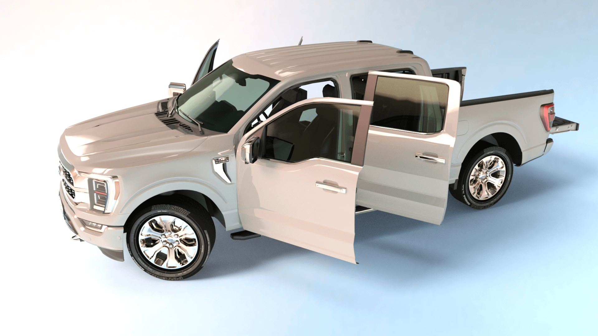 Ford F-150 2021 3D Render, Digital Art by nerdadantes