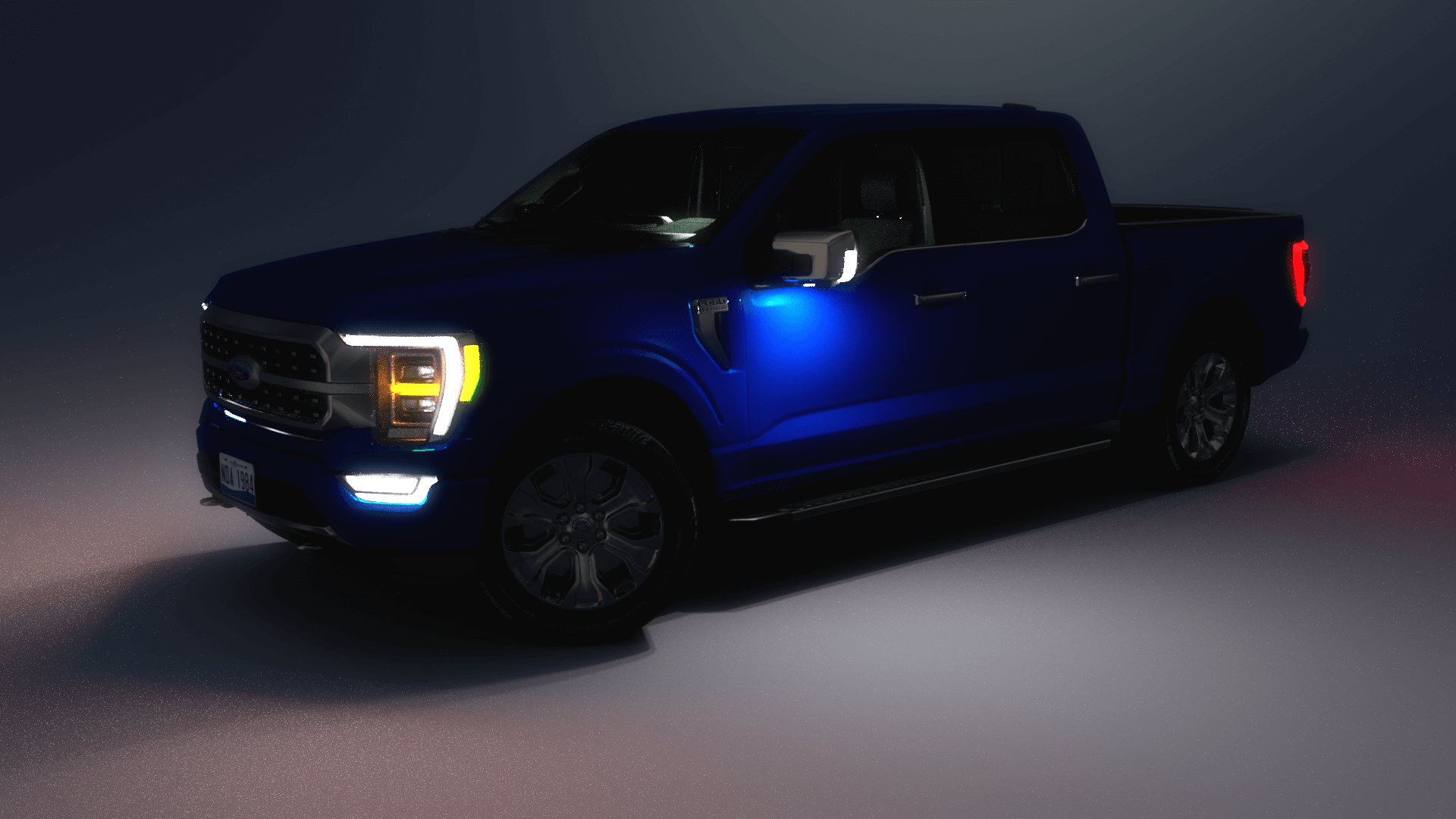 Ford F-150 2021 3D Render, Digital Art by nerdadantes