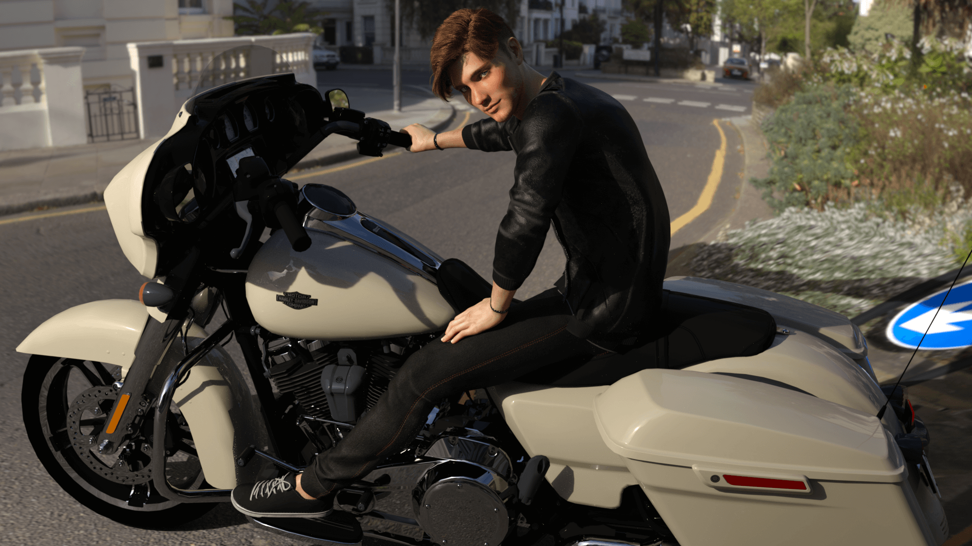 Harley Davidson Street Glide 2021.... 3D Render by nerdadantes