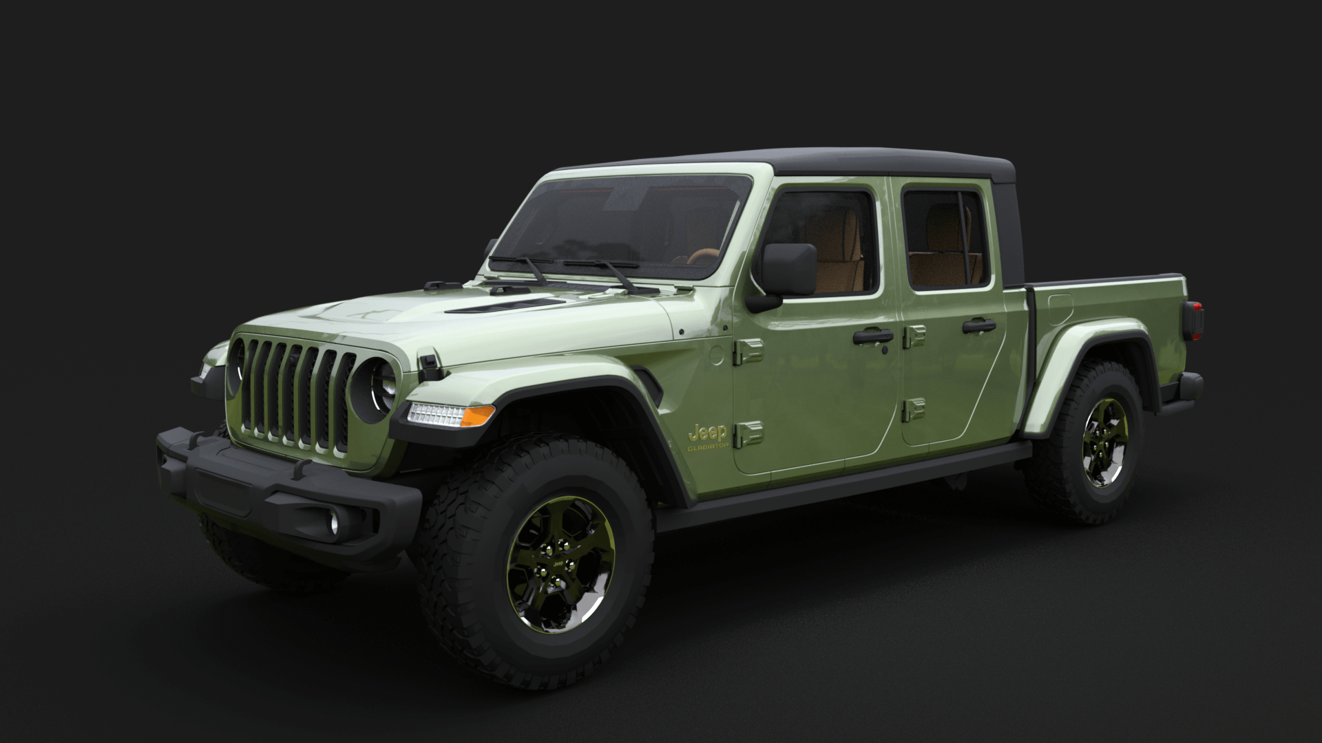 Jeep Gladiator 2020 3D Render | RenderHub Gallery