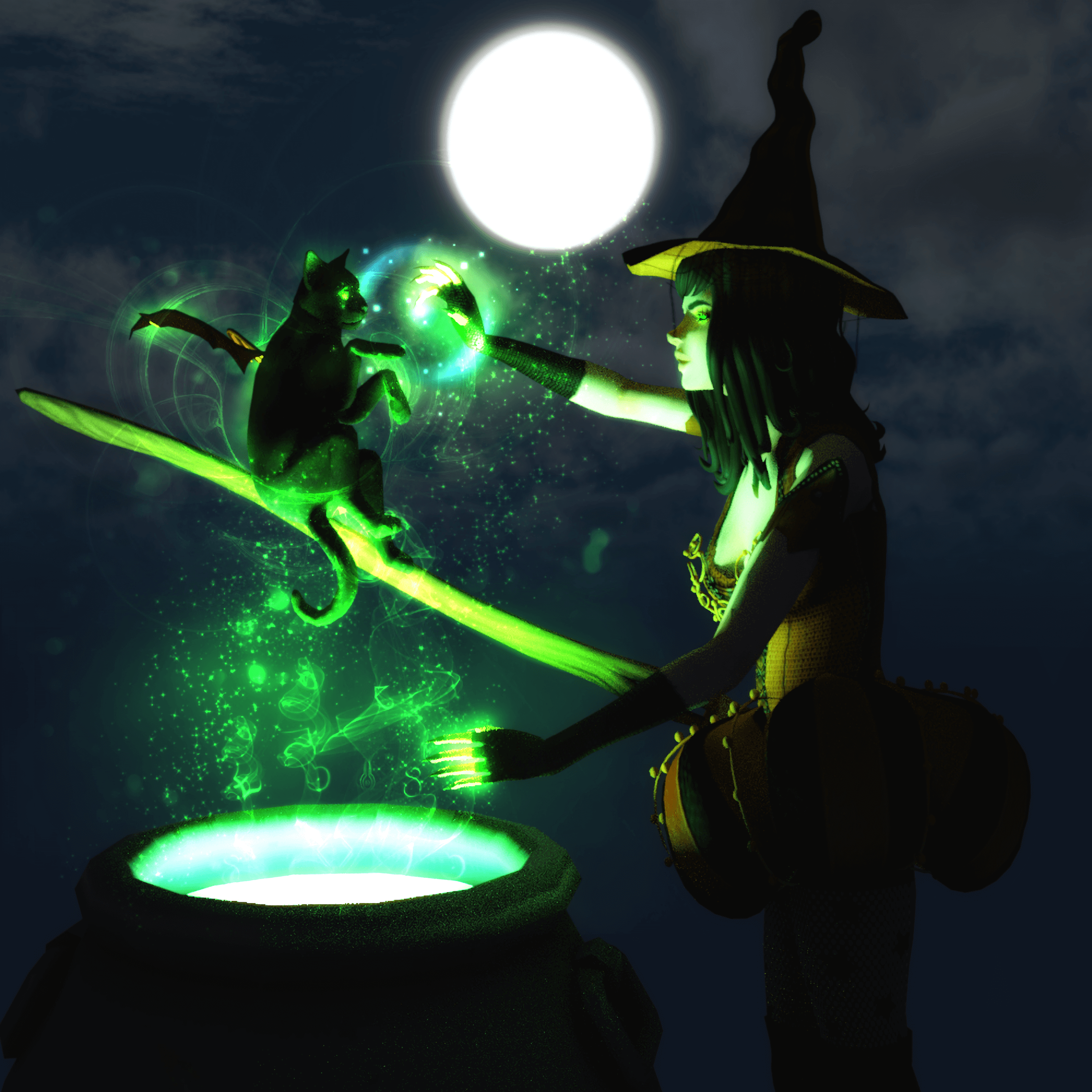 Magic... 3D Render, Digital Art by nerdadantes