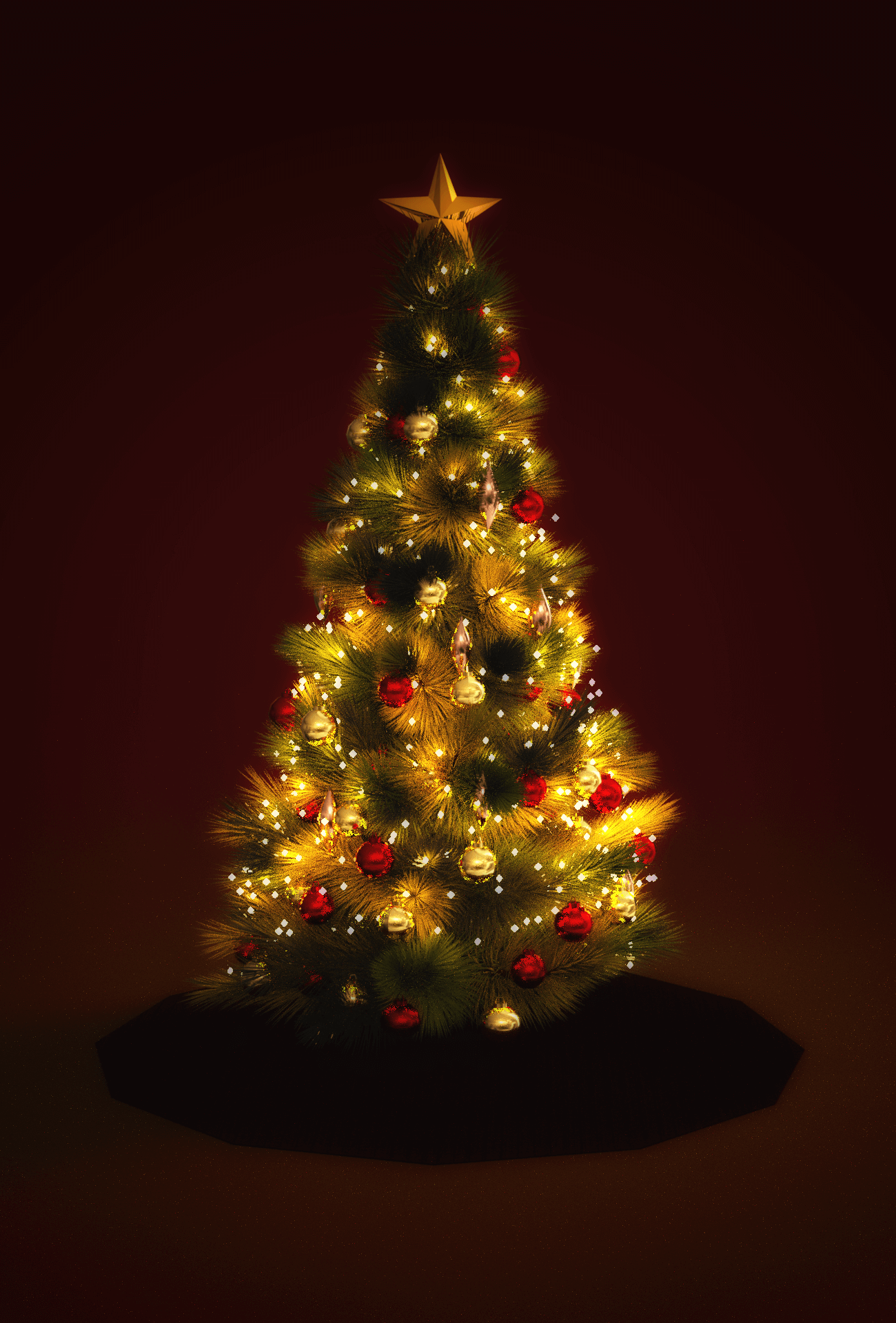 Merry Christmas Bundle 3D Render | RenderHub Gallery