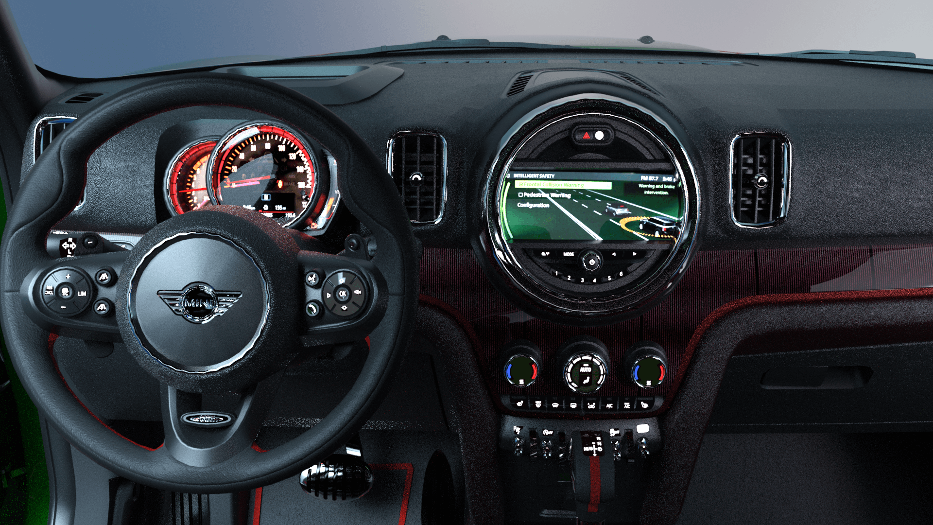 Mini Cooper Countryman 2018 3D Render, Digital Art by nerdadantes