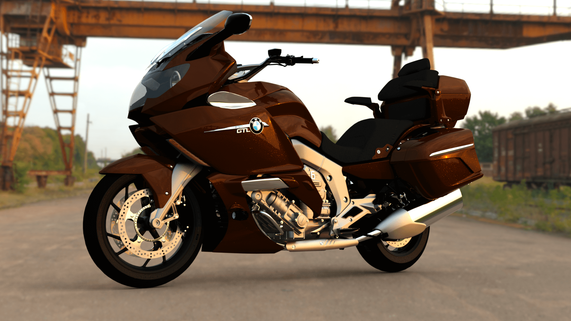Motorcycle K 3D Render | RenderHub Gallery