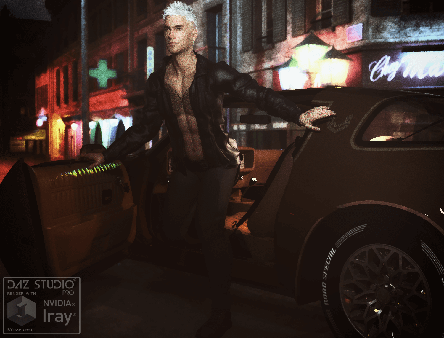 Pontiac Firebird Trans Am 1977 3D Render by nerdadantes