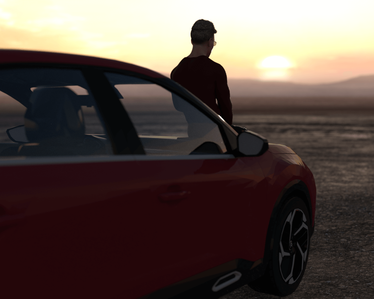 Sunset... 3D Render | RenderHub Gallery