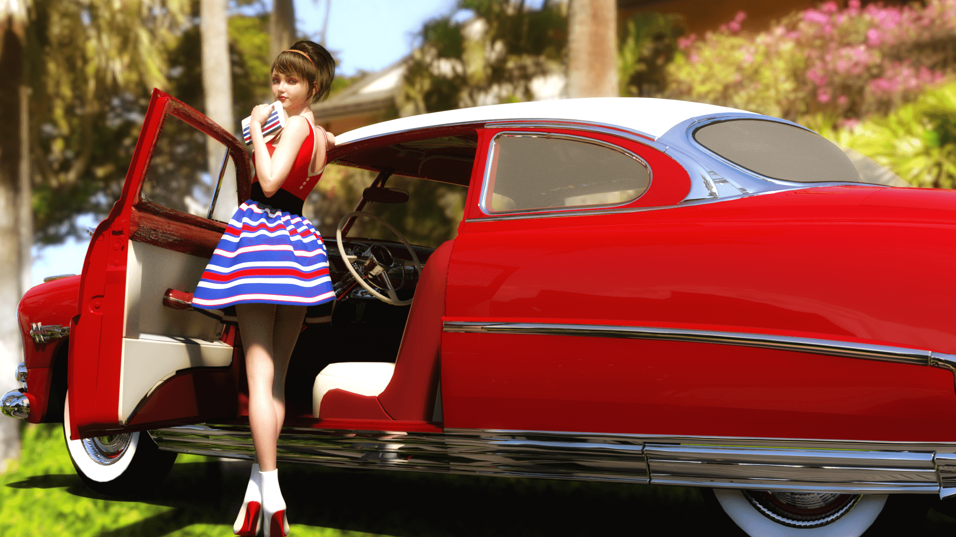 Vintage... 3D Render, Digital Art by nerdadantes