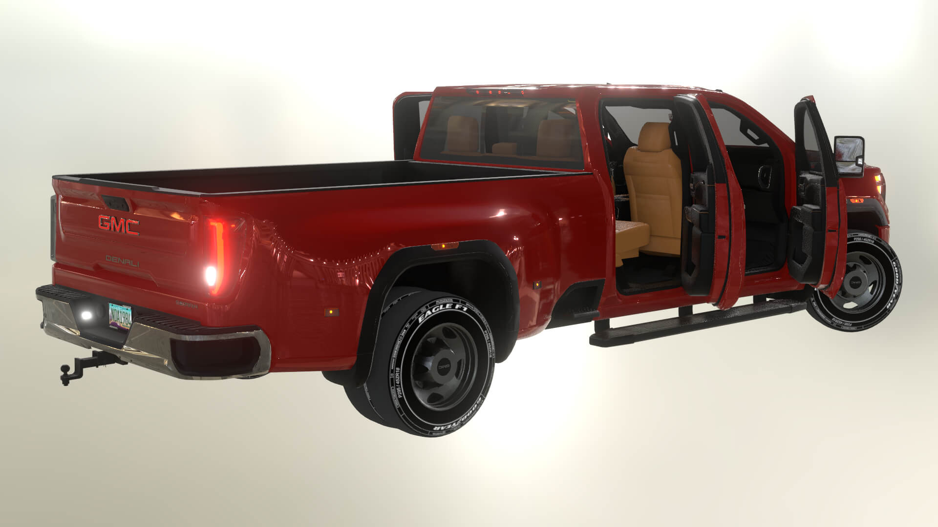 GMC Sierra HD 3500 Denali 2021 - 3D Model by nerdadantes