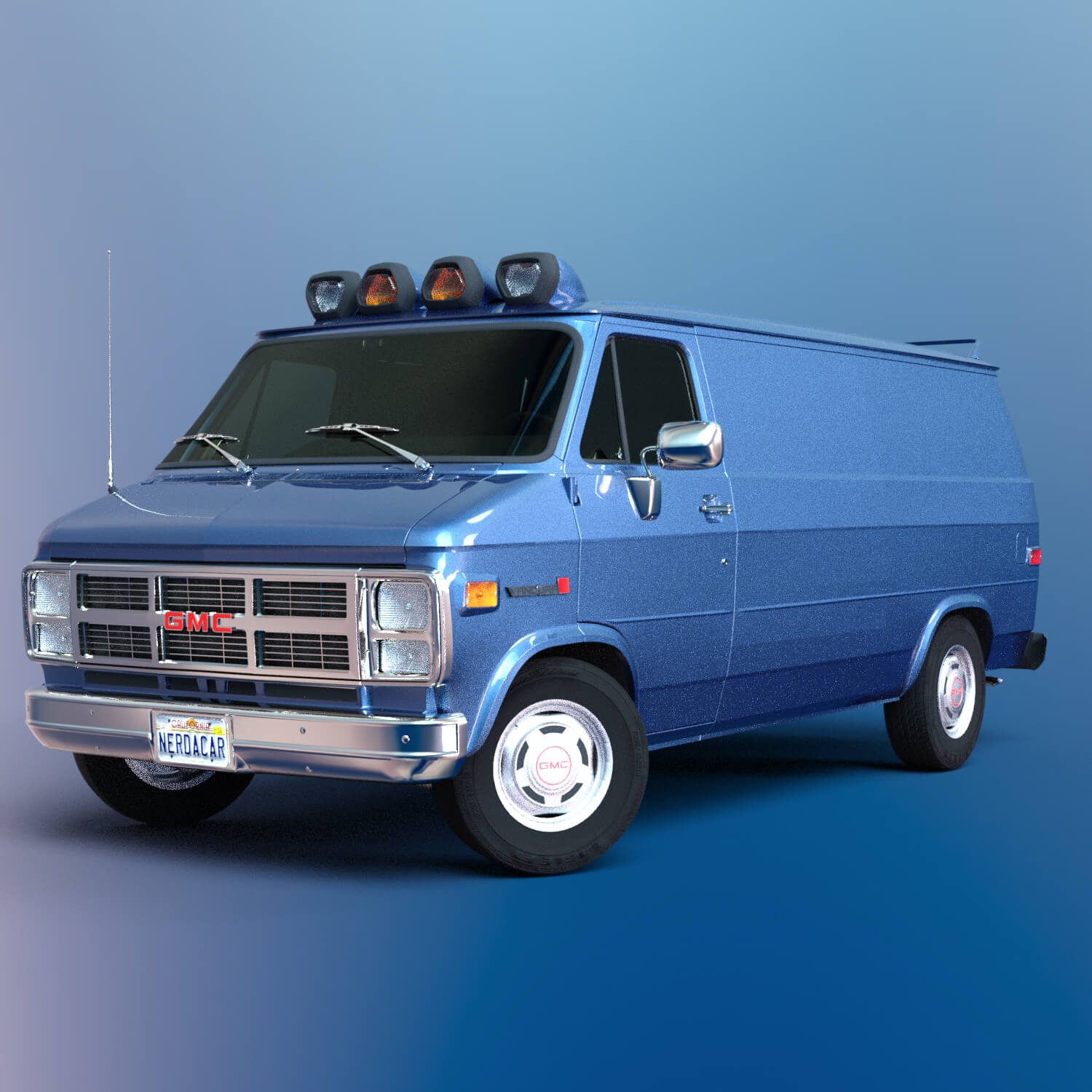 GMC Vandura Van 1983 - 3D Model by nerdadantes