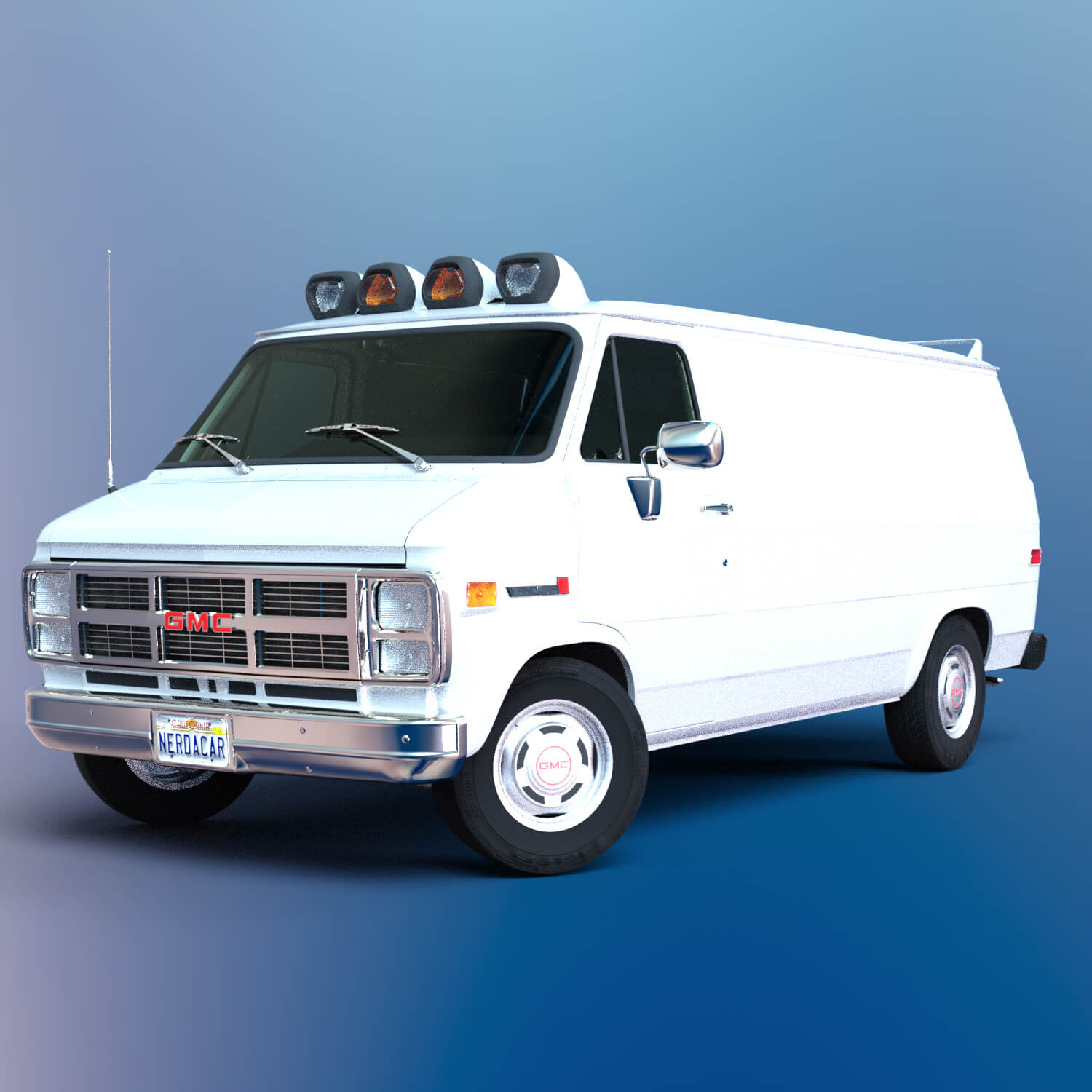 GMC Vandura Van 1983 - 3D Model by nerdadantes