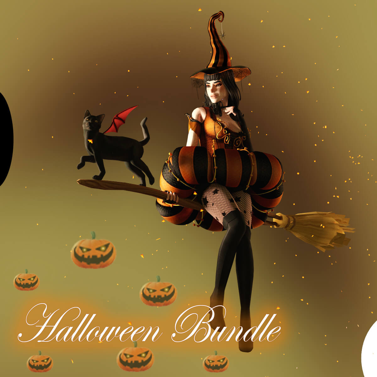 Halloween Bundle - 3D Model by nerdadantes