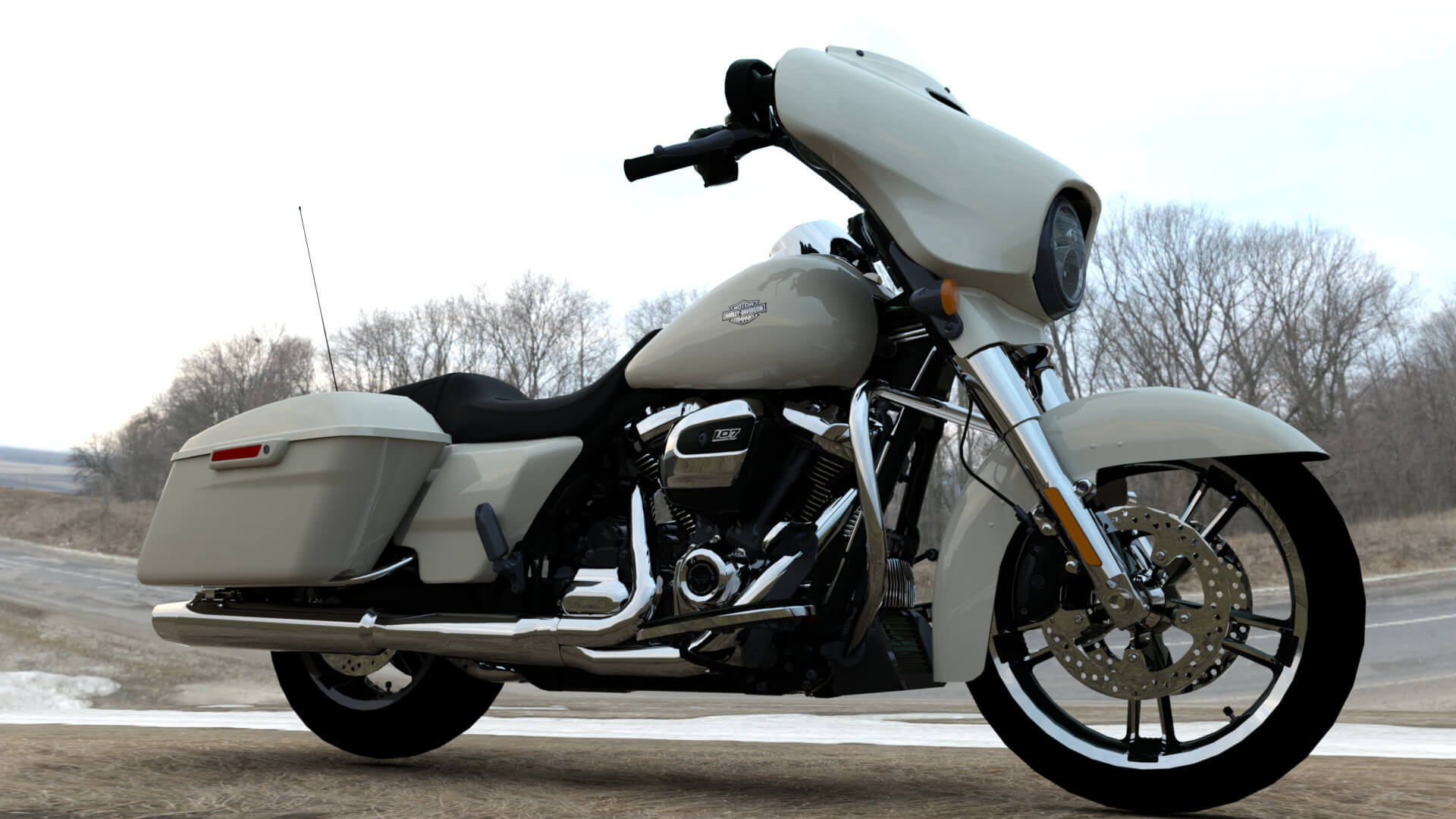 Harley Davidson Street Glide 2021 - Daz Content by nerdadantes